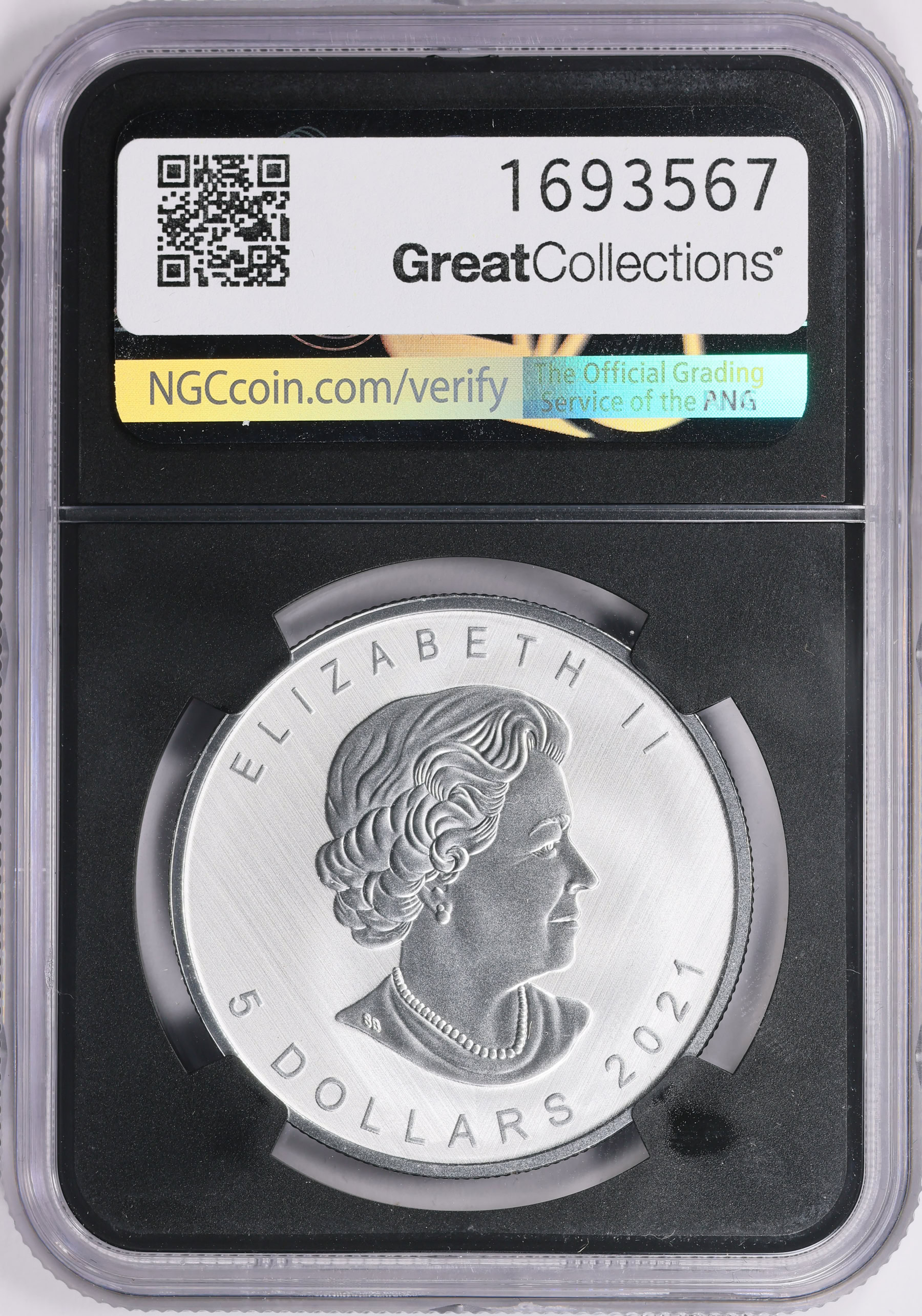 Canada 2021-W Silver $5 Maple Leaf Tailored Specimen KM-1601 First Day ...