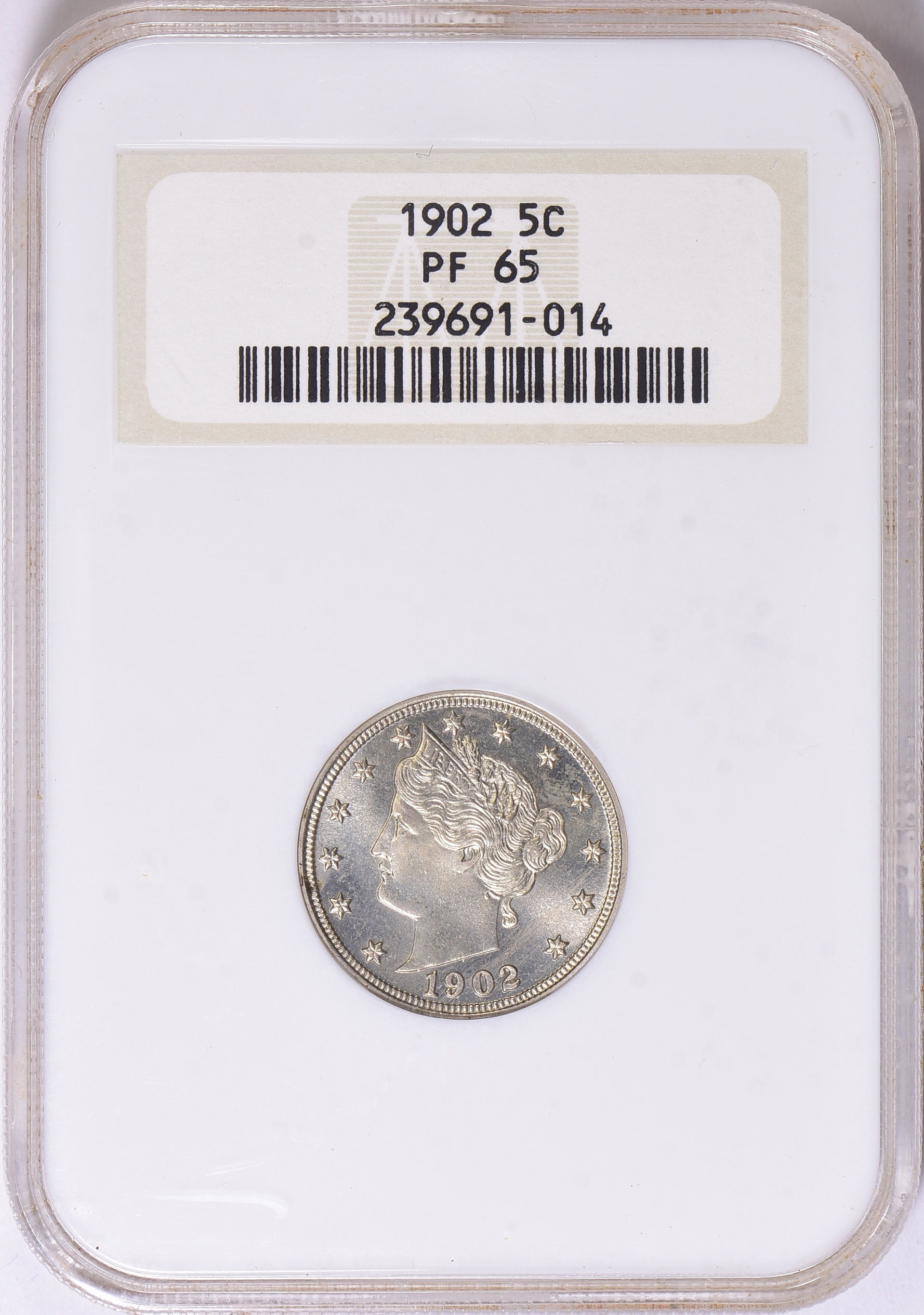 1902 Liberty Nickel NGC Proof-65 OH (Item 1693652) | GreatCollections Coin Auctions