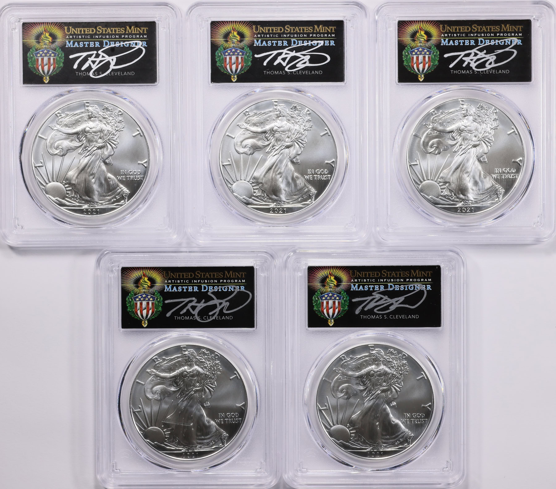 2021-(P) $1 Silver Eagle Type 1 Emergency Issue Struck at Philadelphia First Day of Issue PCGS ...