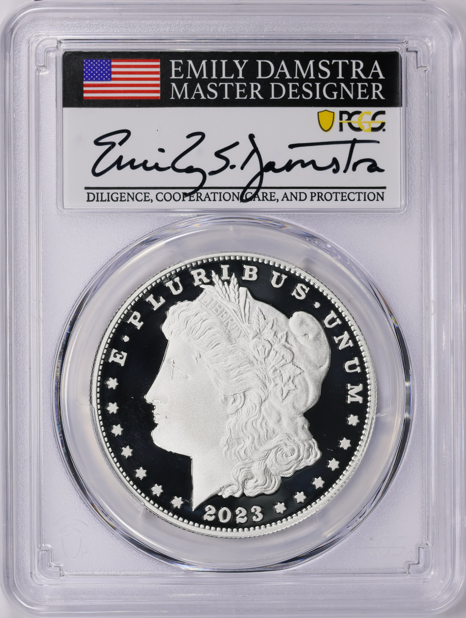 2023-S Morgan Silver Dollar Advanced Release PCGS Proof-70 DCAM (Emily ...