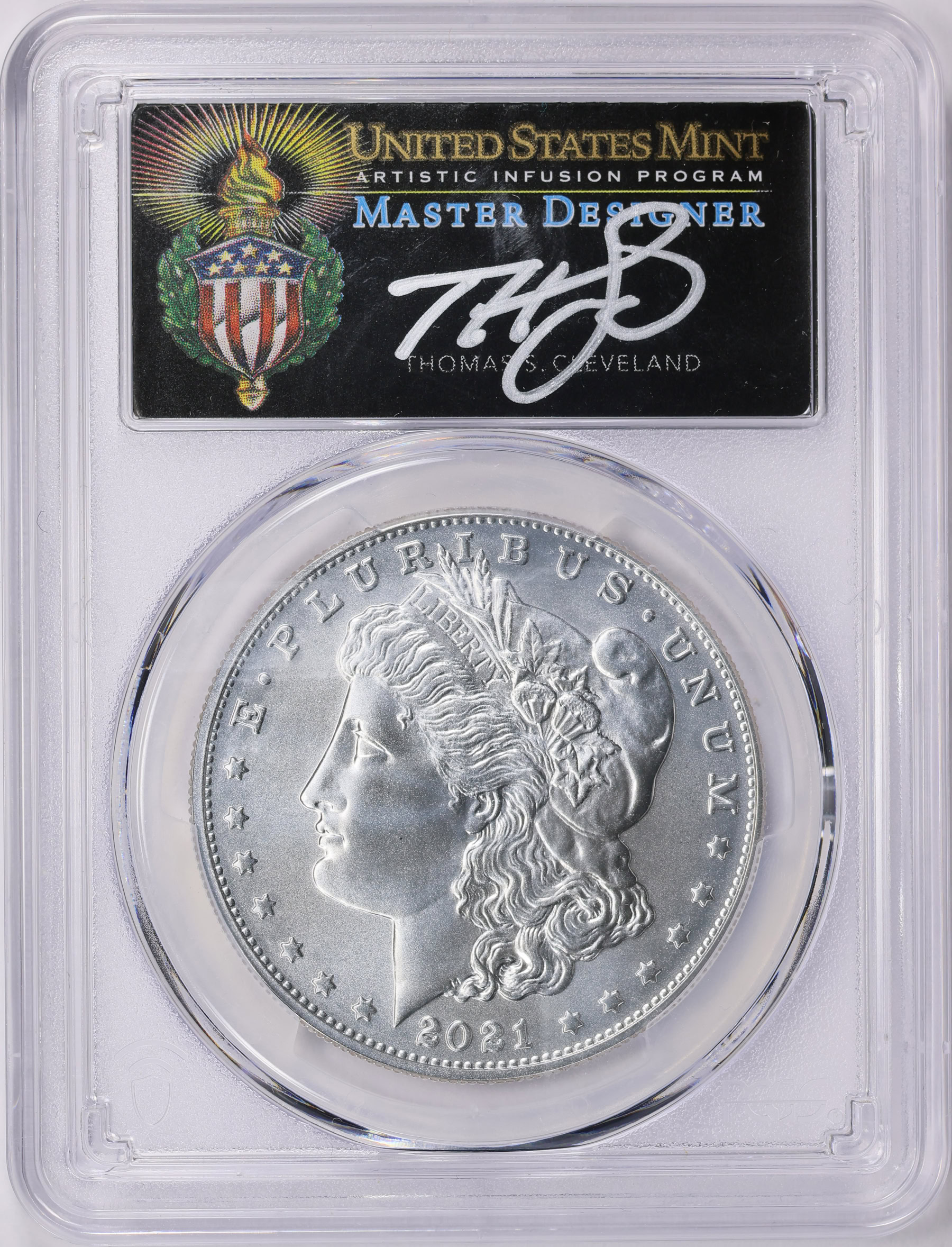 2021 Morgan Silver Dollar 100th Anniversary Advanced Release PCGS MS-70 ...