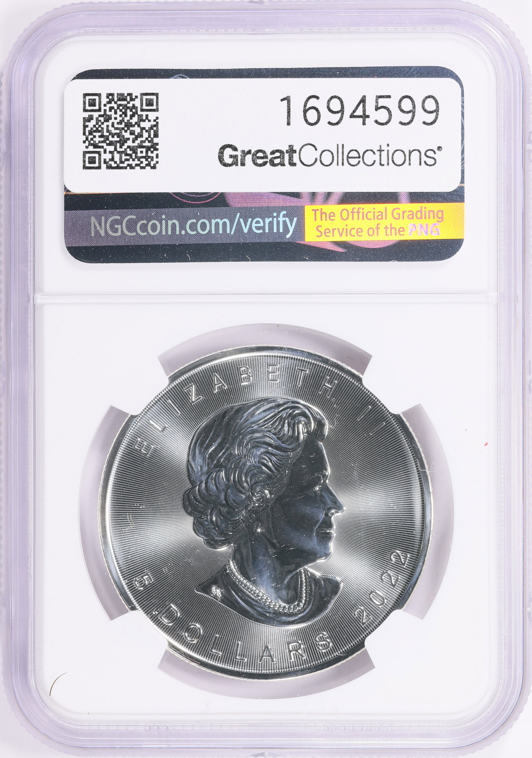 Canada 2022 Silver $5 Maple Leaf KM-1601 NGC MS-69 (Item 1694599 ...