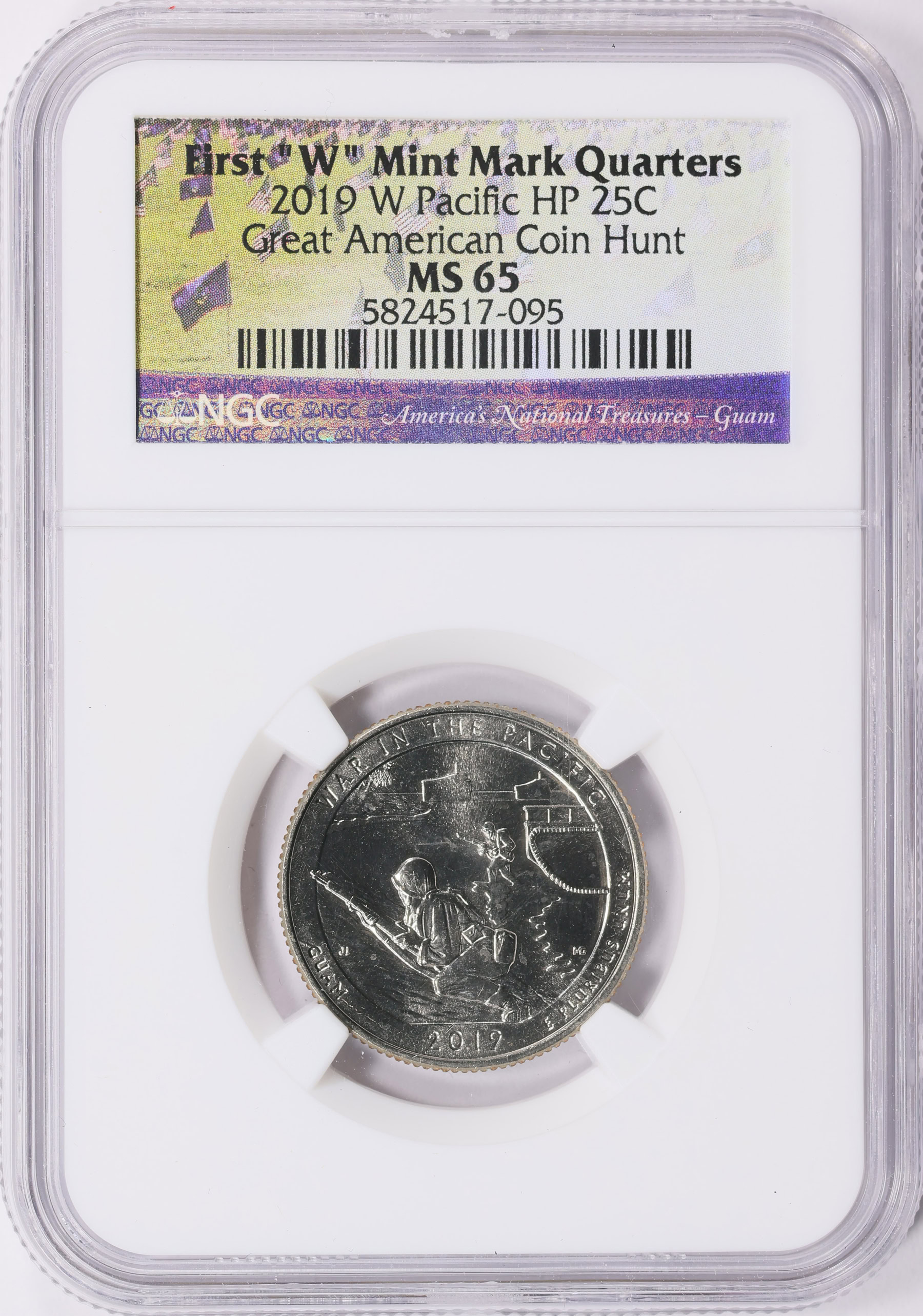 2019-W America the Beautiful Quarter War in the Pacific National Park ...