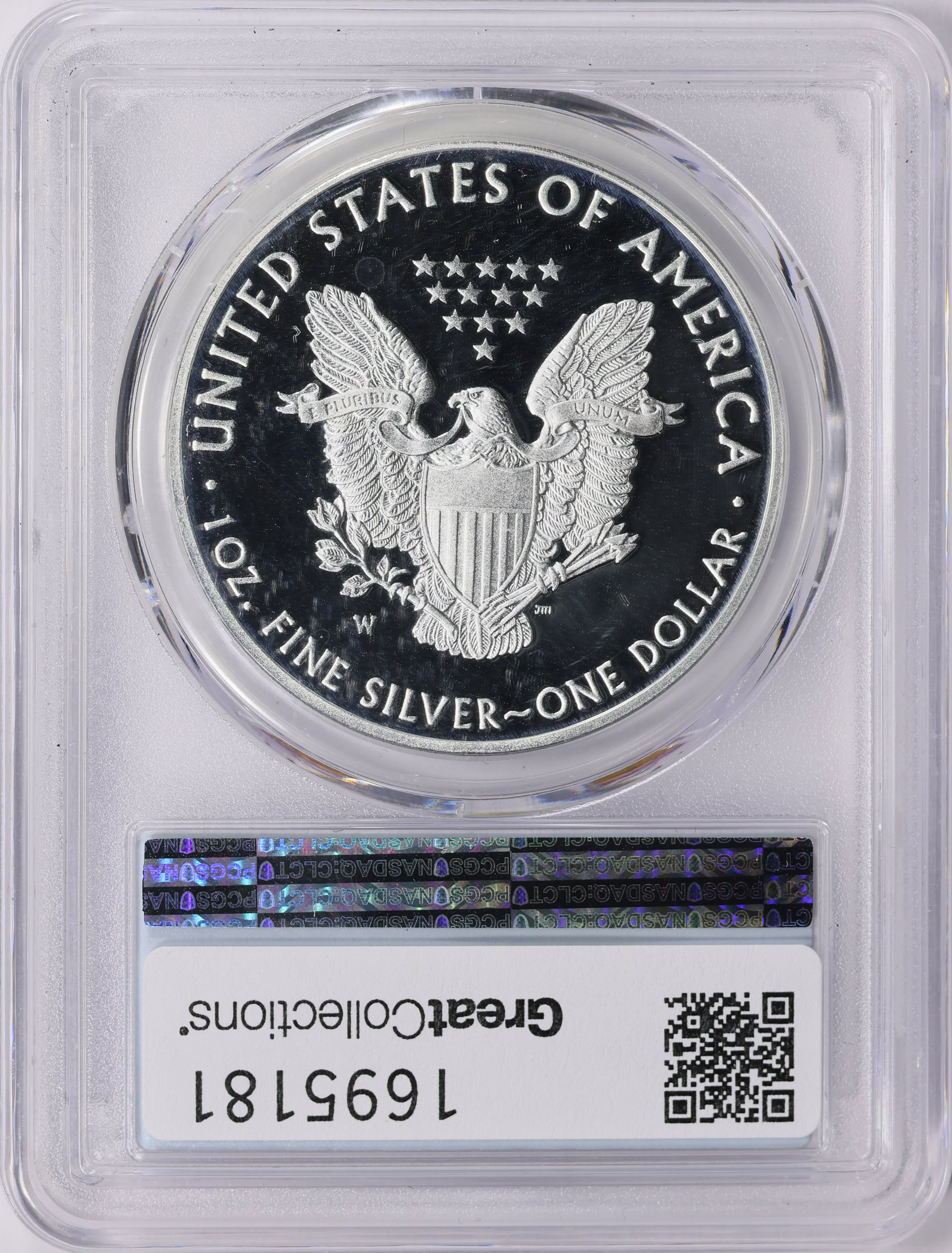 2016-W $1 Silver Eagle 30th Anniversary First Strike First Day of Issue Lettered Edge PCGS Proof ...