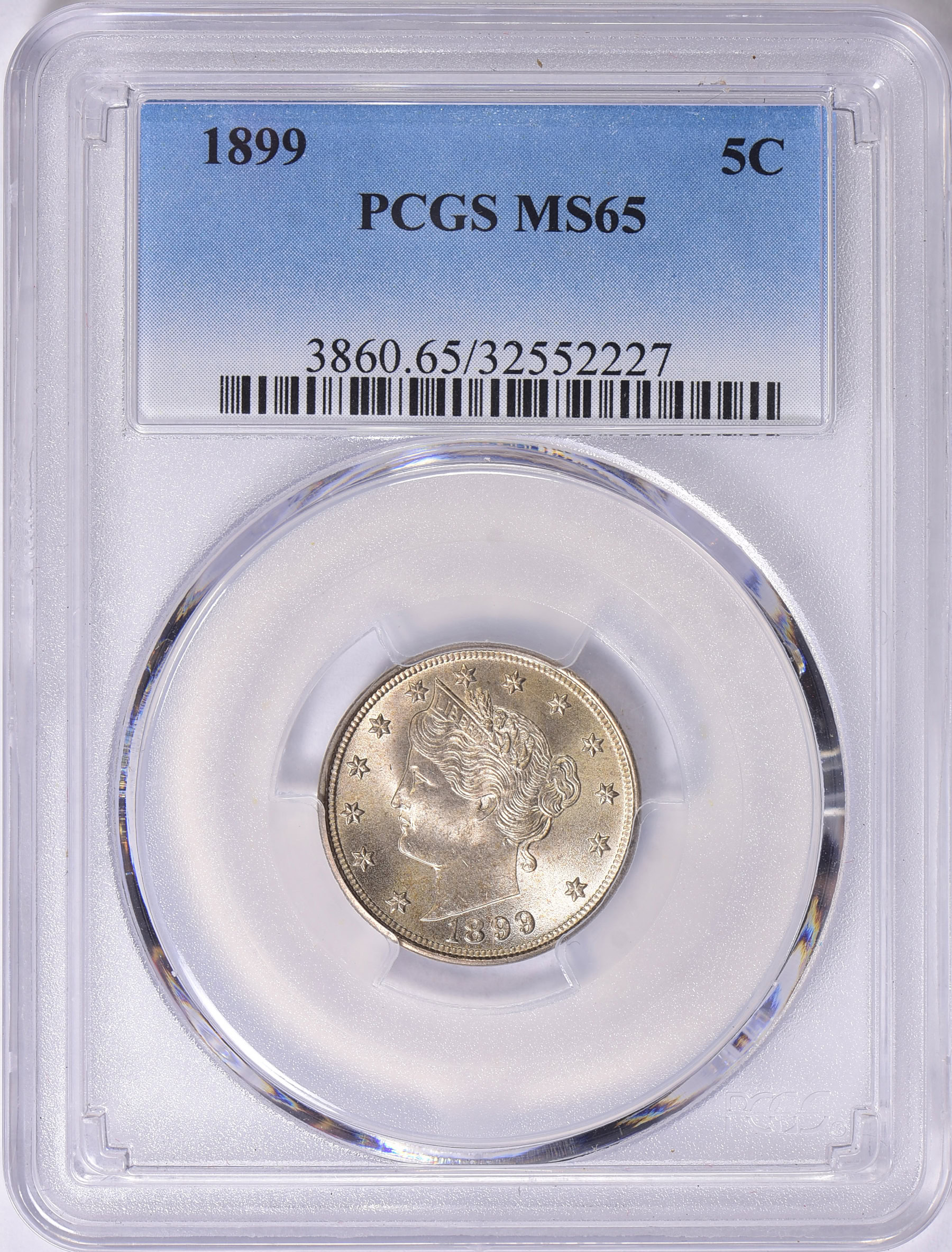 1899 Liberty Nickel PCGS MS-65 (Item 1696115) | GreatCollections Coin Auctions