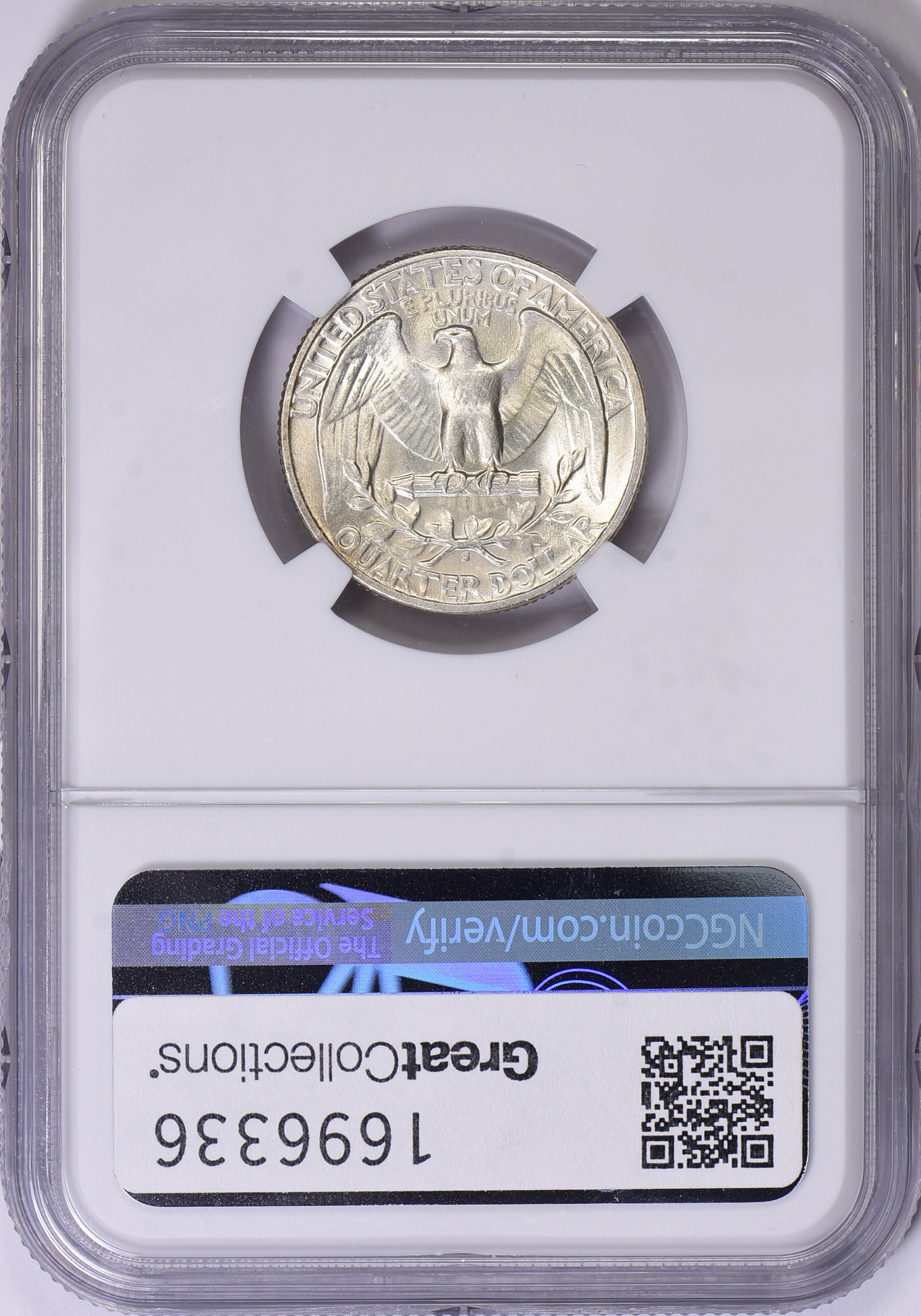 1945-S Washington Quarter DDO VP-002 NGC MS-65 (Toned) (A. Biondi Collection) (Item 1696336 ...