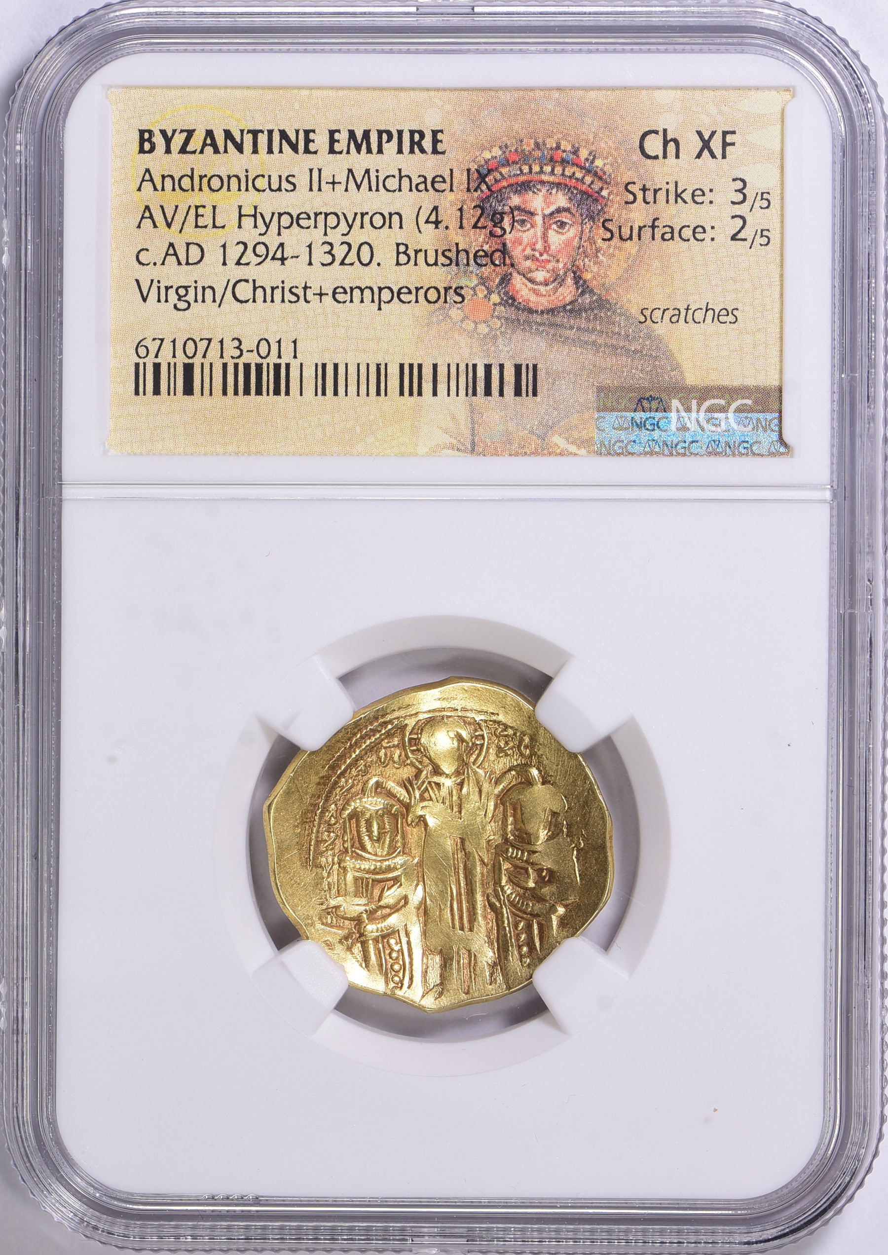 Ancient Byzantine Empire, Andronicus II and Michael IX (A.D. 1282-1328 ...