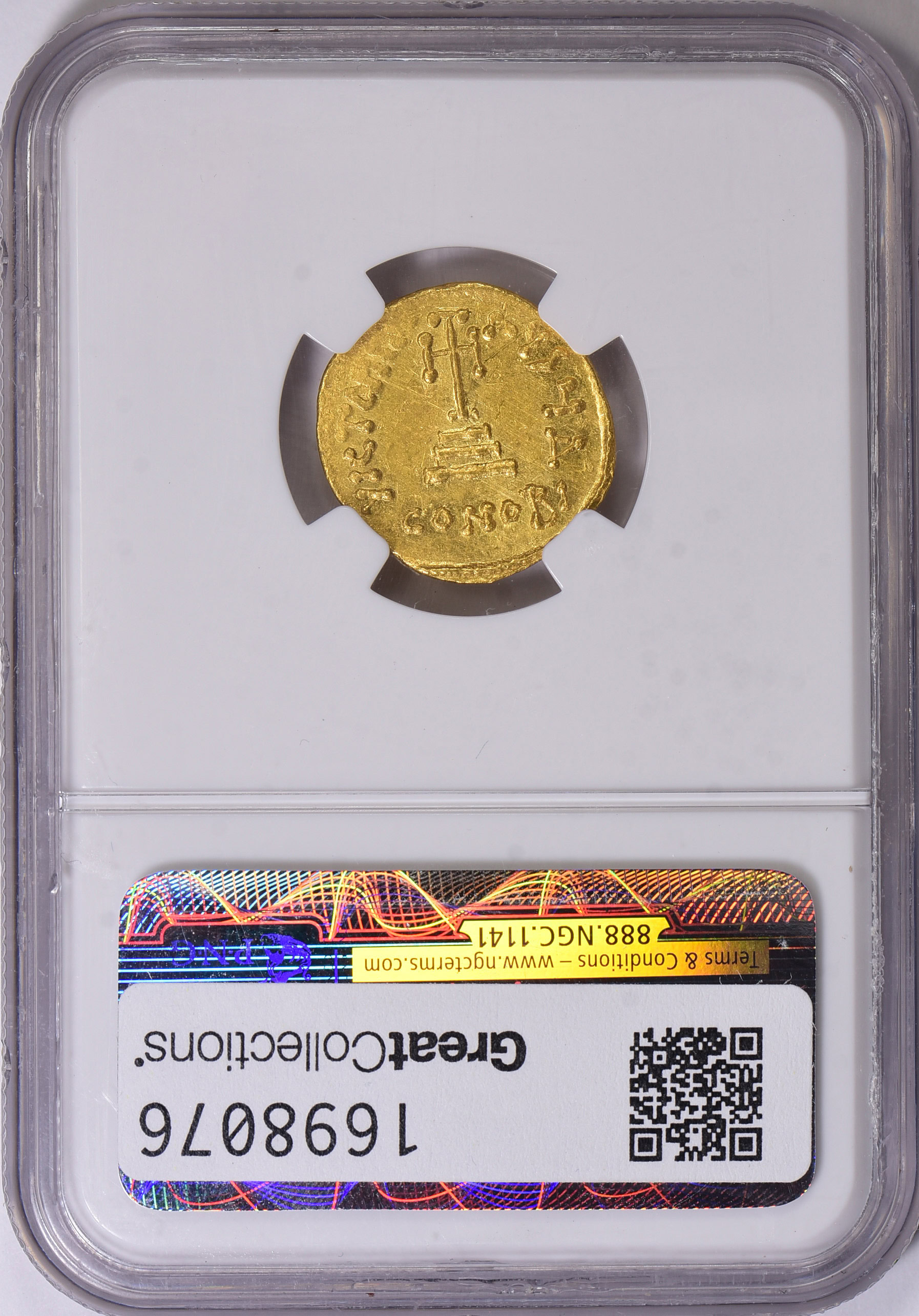 Ancient Byzantine Empire, Constans II with Constantine IV (A.D. 641-668 ...