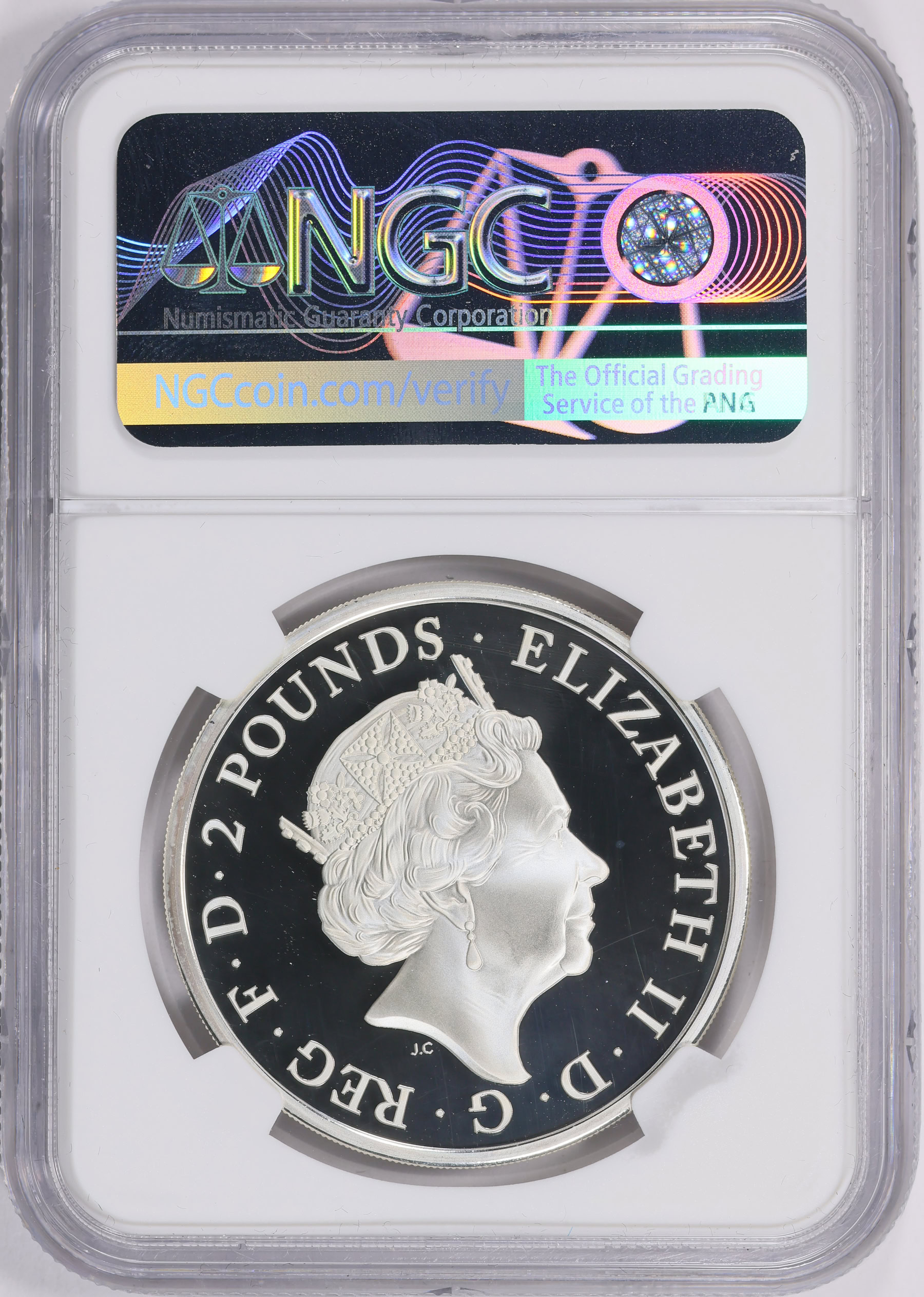 Great Britain 2019 Silver £2 Britannia in Display Case NGC Proof-70 UC ...