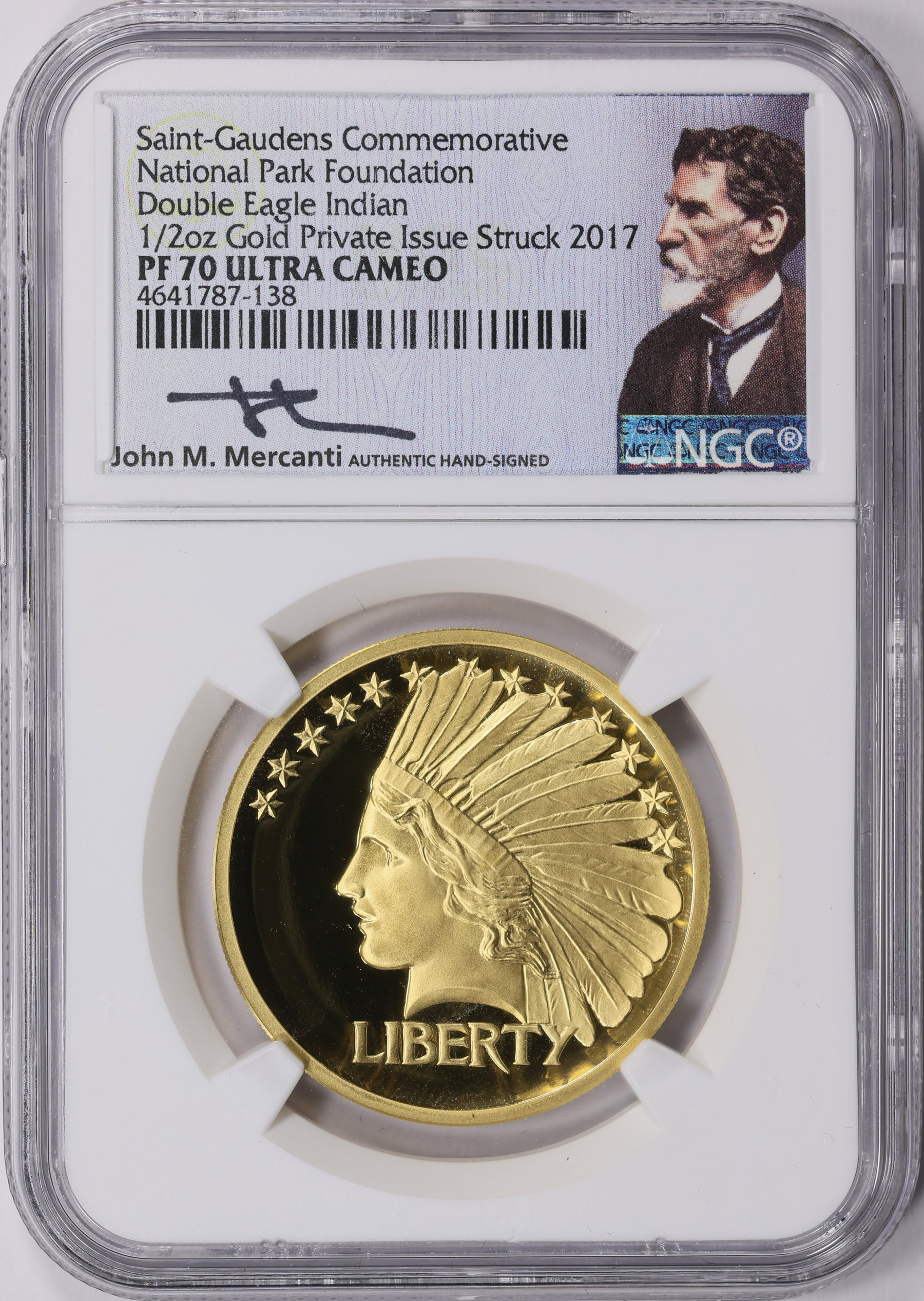 2017 Saint-Gaudens Commemorative National Park Foundation Double Eagle ...