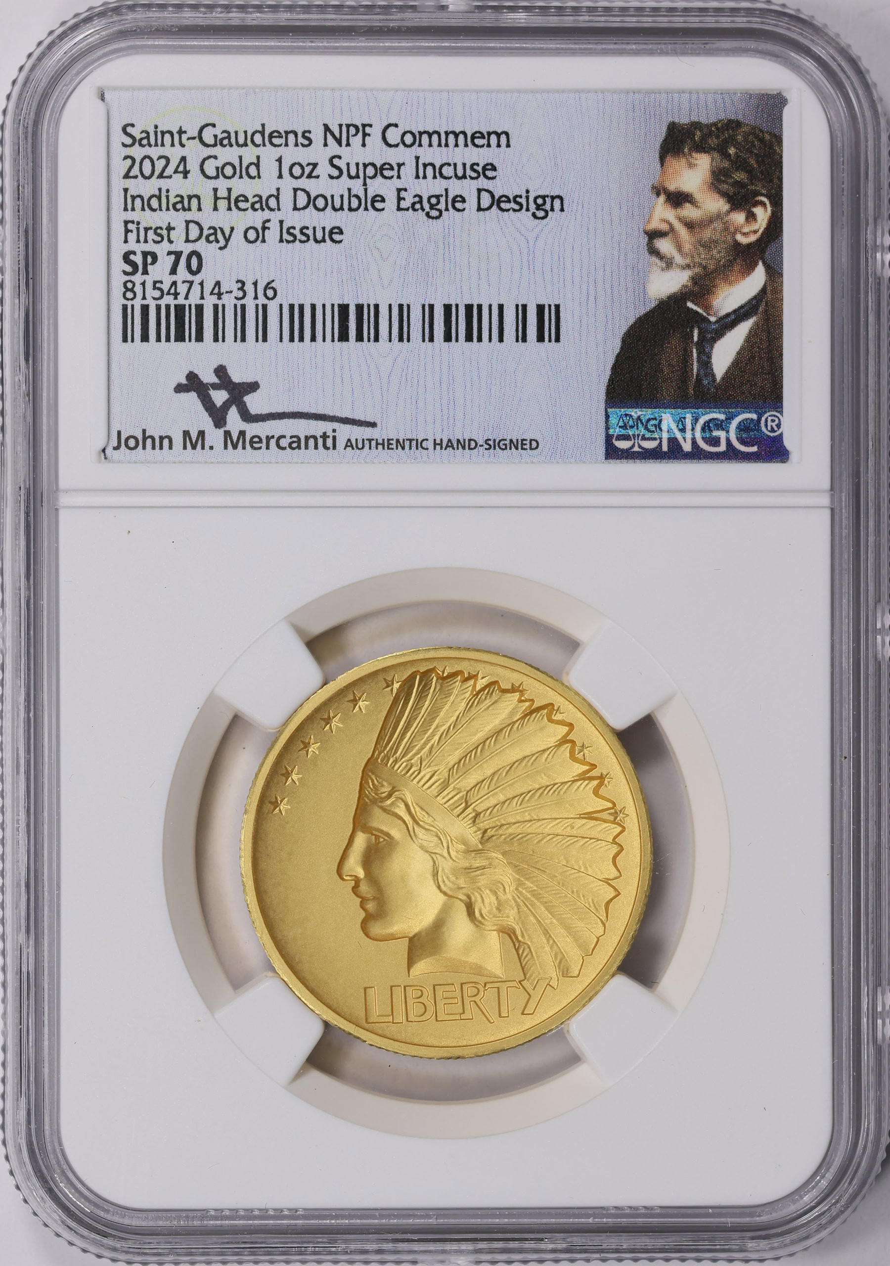 2024 Saint-Gaudens Commemorative National Parks Foundation Gold 1oz ...