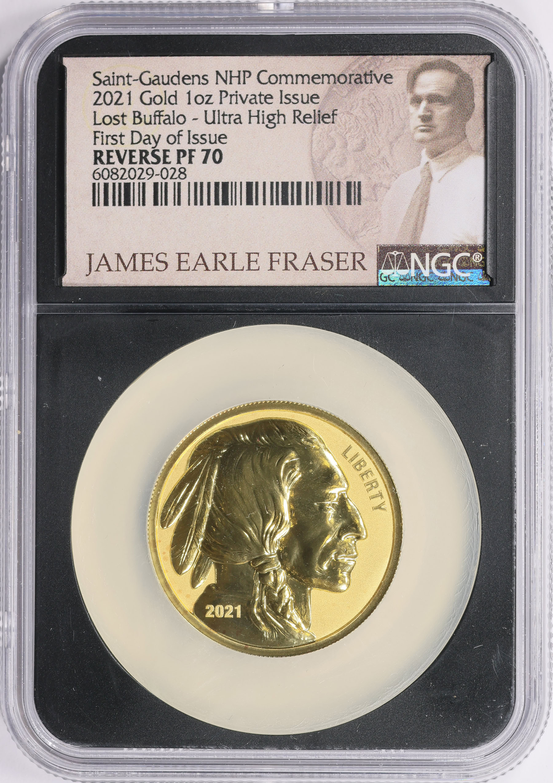 2021 Gold 1oz Saint-Gaudens Commemorative National Parks Foundation ...