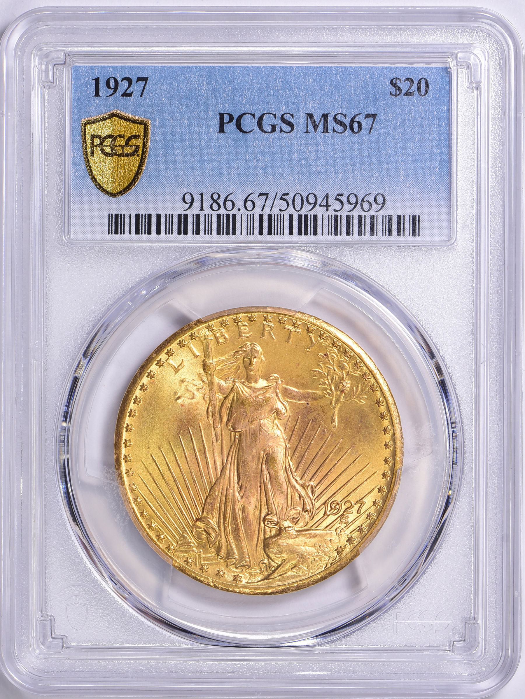 1927 Saint-Gaudens Gold Double Eagle PCGS MS-67 (Item 1698765 ...