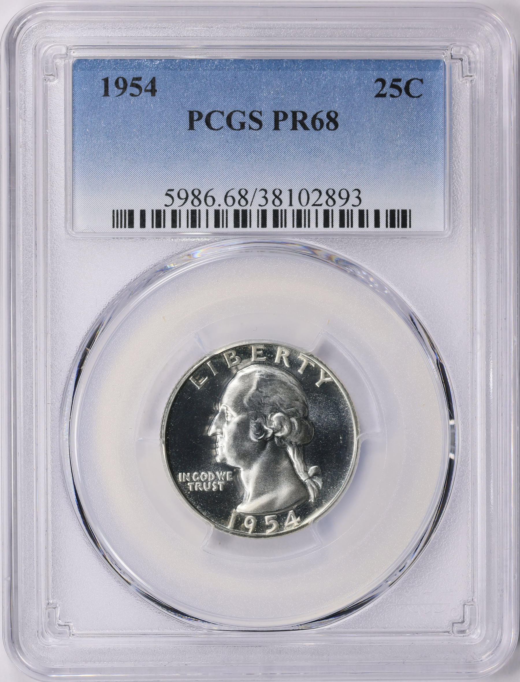 1954 Washington Quarter PCGS Proof-68 (Item 1699035) | GreatCollections Coin Auctions
