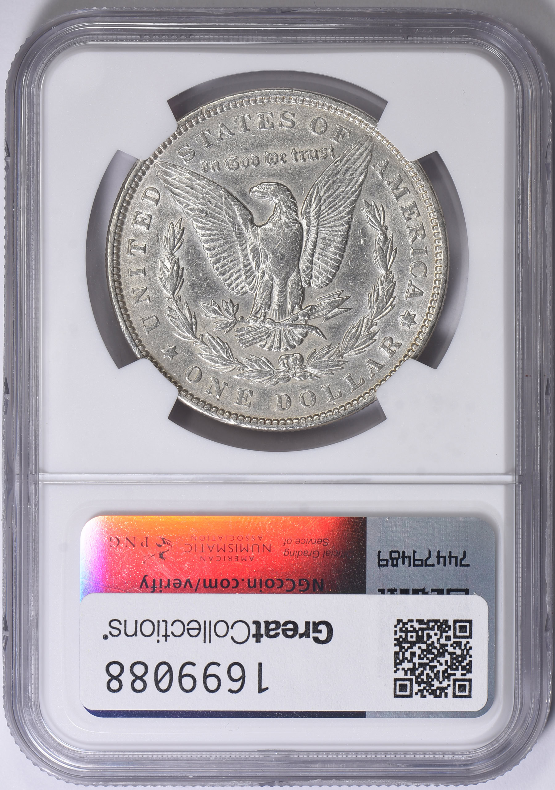 1888 Morgan Silver Dollar DDR Die Scratch Hot 50 VAM-6 NGC AU-53 (Item ...