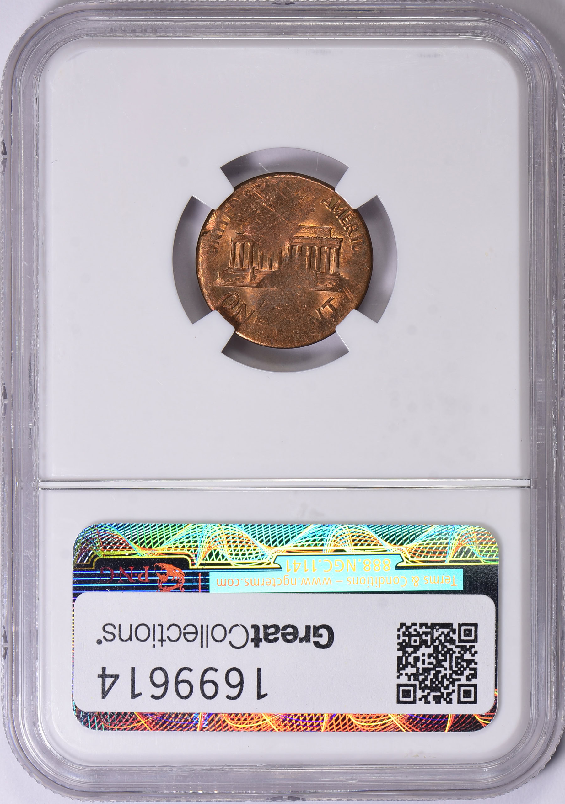 Mint Error 1966 Lincoln Cent On Split Planchet Before Strike (1.7g) NGC Certified | NGC Cert ...
