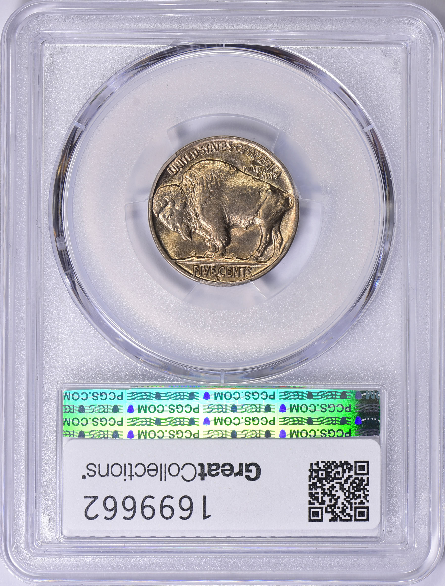 1938-D/D Buffalo Nickel PCGS MS-66 (Item 1699662) | GreatCollections Coin Auctions
