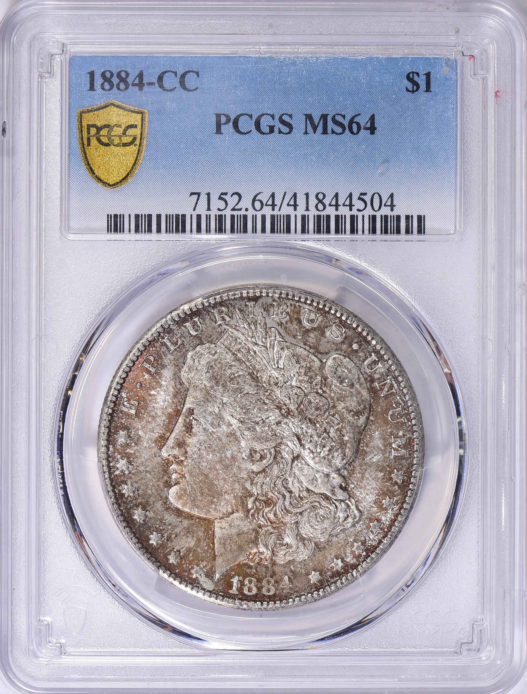 1884-CC Morgan Silver Dollar PCGS MS-64 (Item 1699805) | GreatCollections Coin Auctions