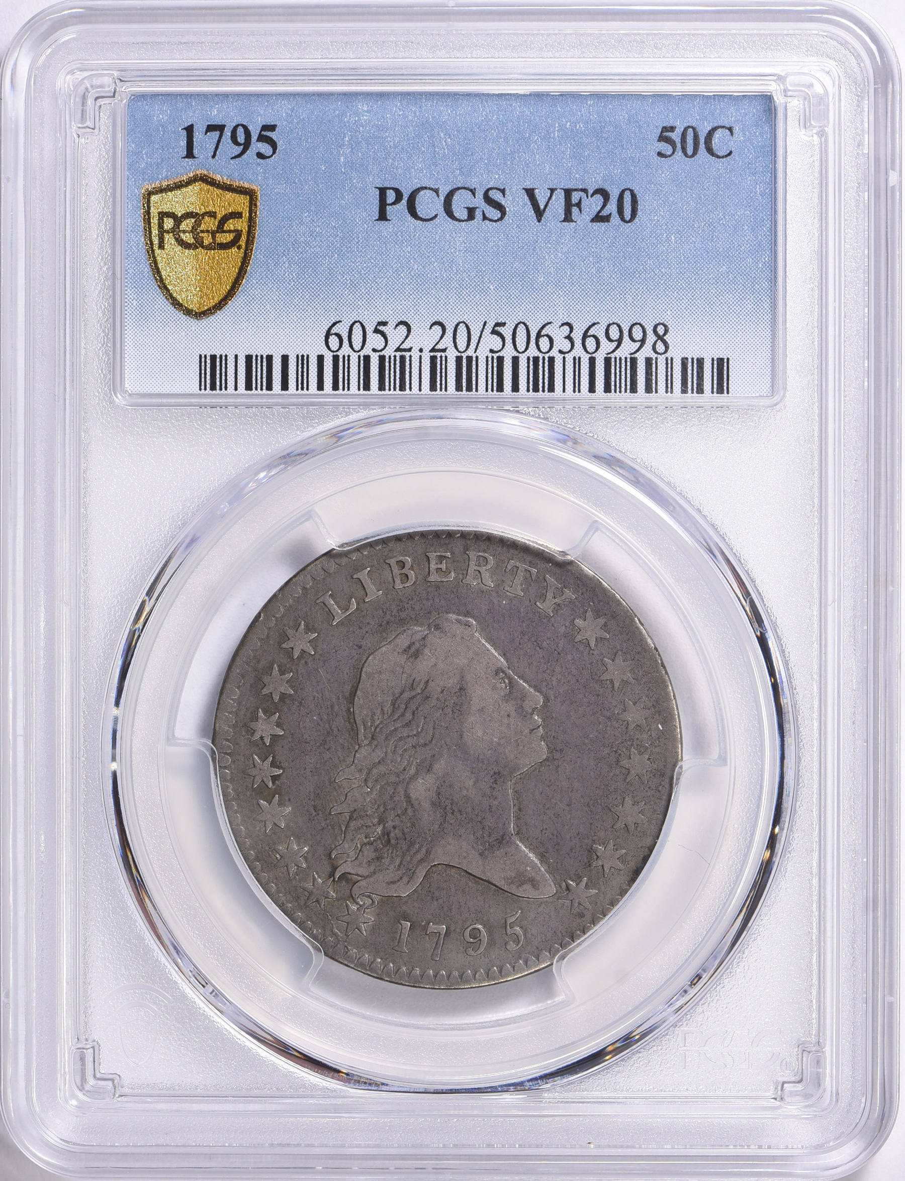 1795 Flowing Hair Half Dollar PCGS VF-20 (Item 1699906) | GreatCollections Coin Auctions