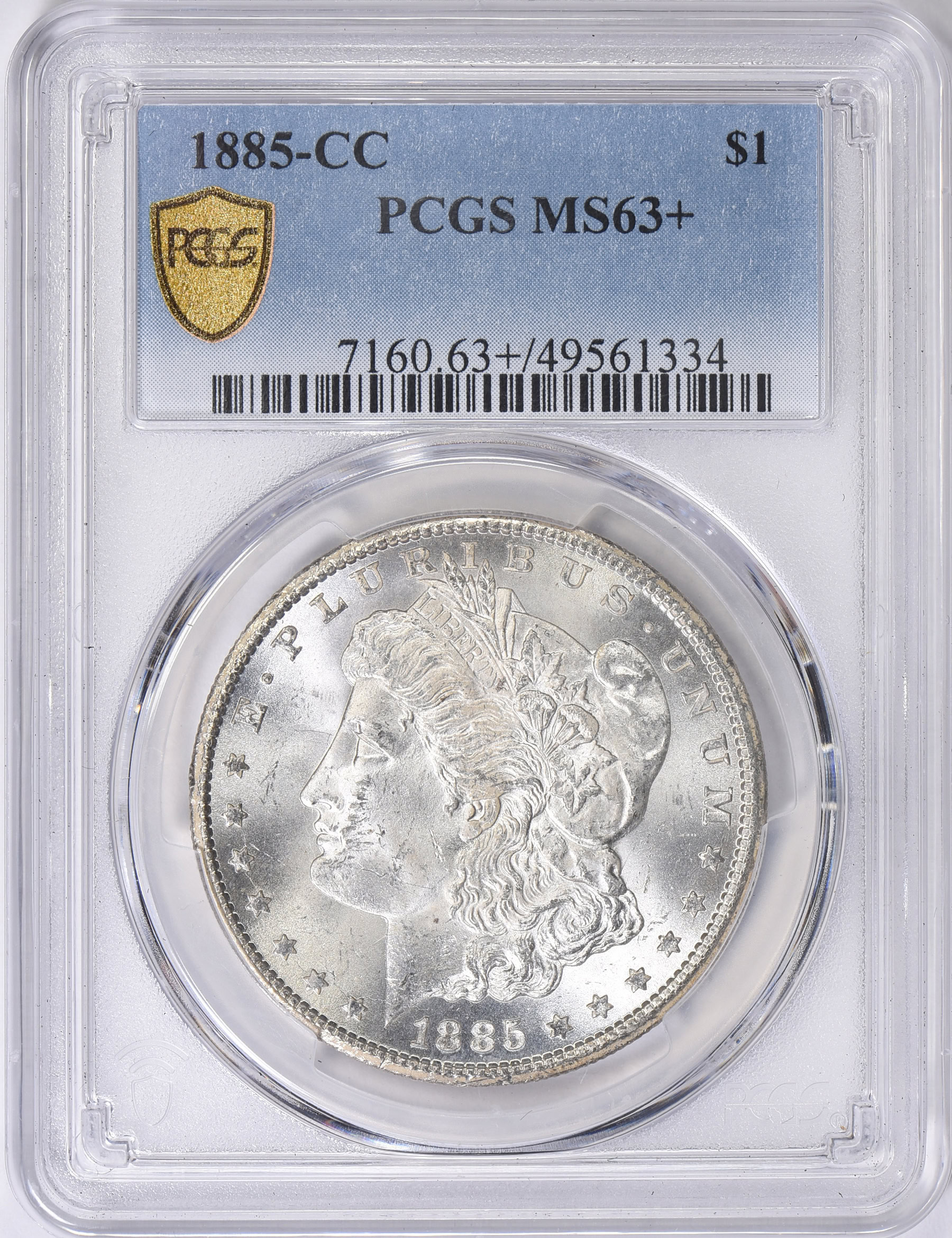 1885-CC Morgan Silver Dollar PCGS MS-63+ (Item 1700499 ...