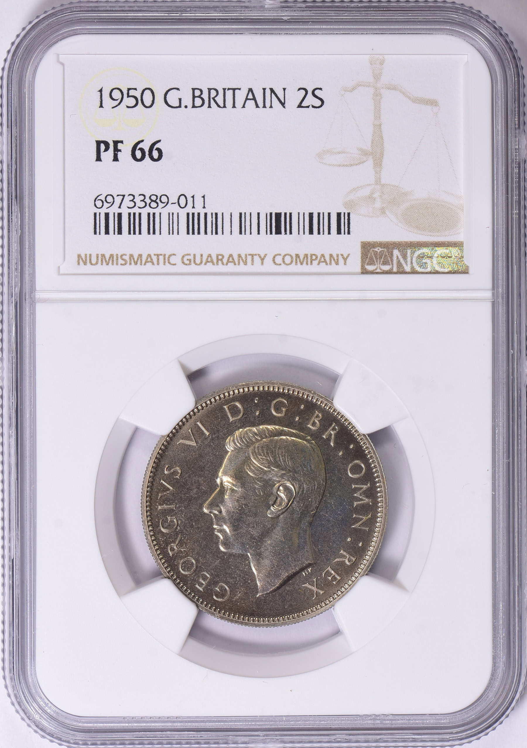 Great Britain 1950 Florin KM-878 NGC Proof-66 (Item 1700859) | GreatCollections Coin Auctions