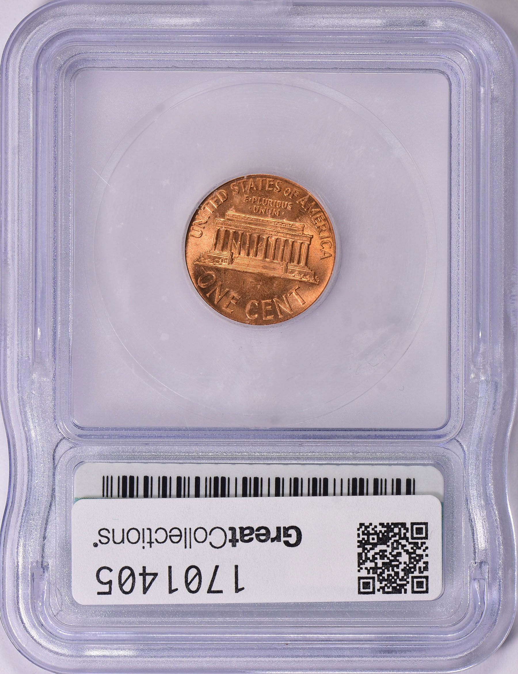1965 Lincoln Cent ICG MS-67 RD (Item 1701405) | GreatCollections Coin ...