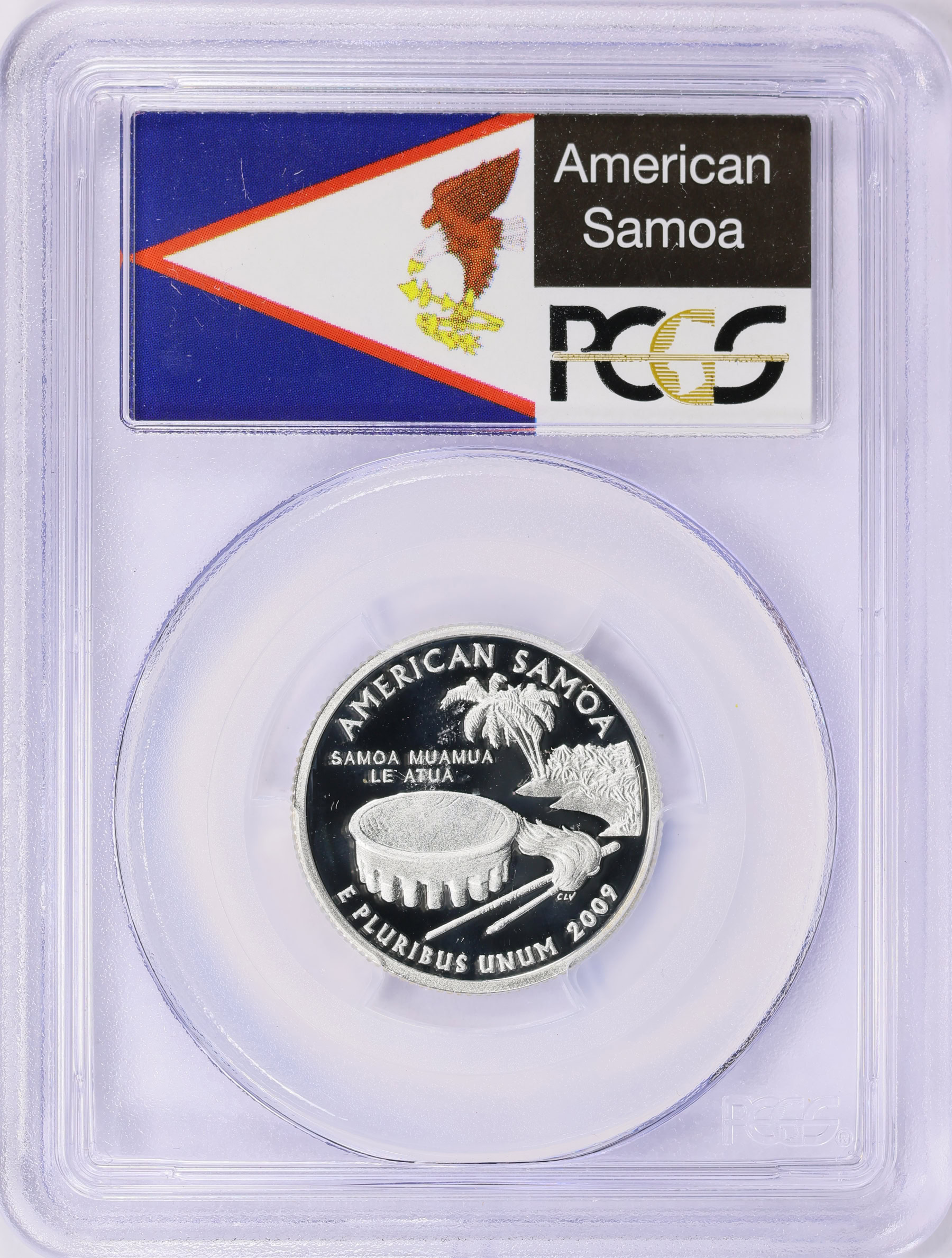 2009-S U.S. Territories Quarter American Samoa Silver PCGS Proof-70 ...