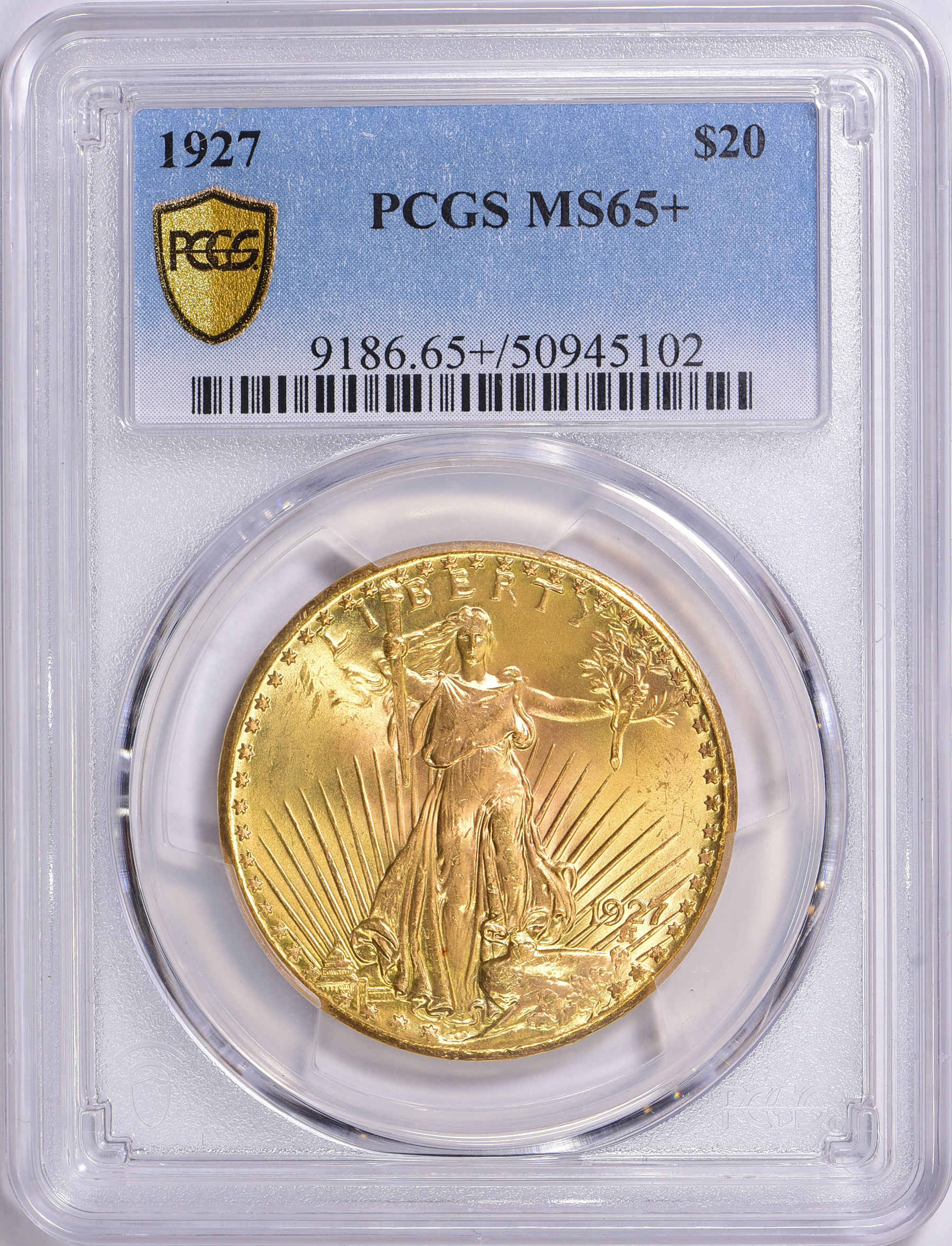 1927 Saint-Gaudens Gold Double Eagle PCGS MS-65+ (Item 1702606 ...