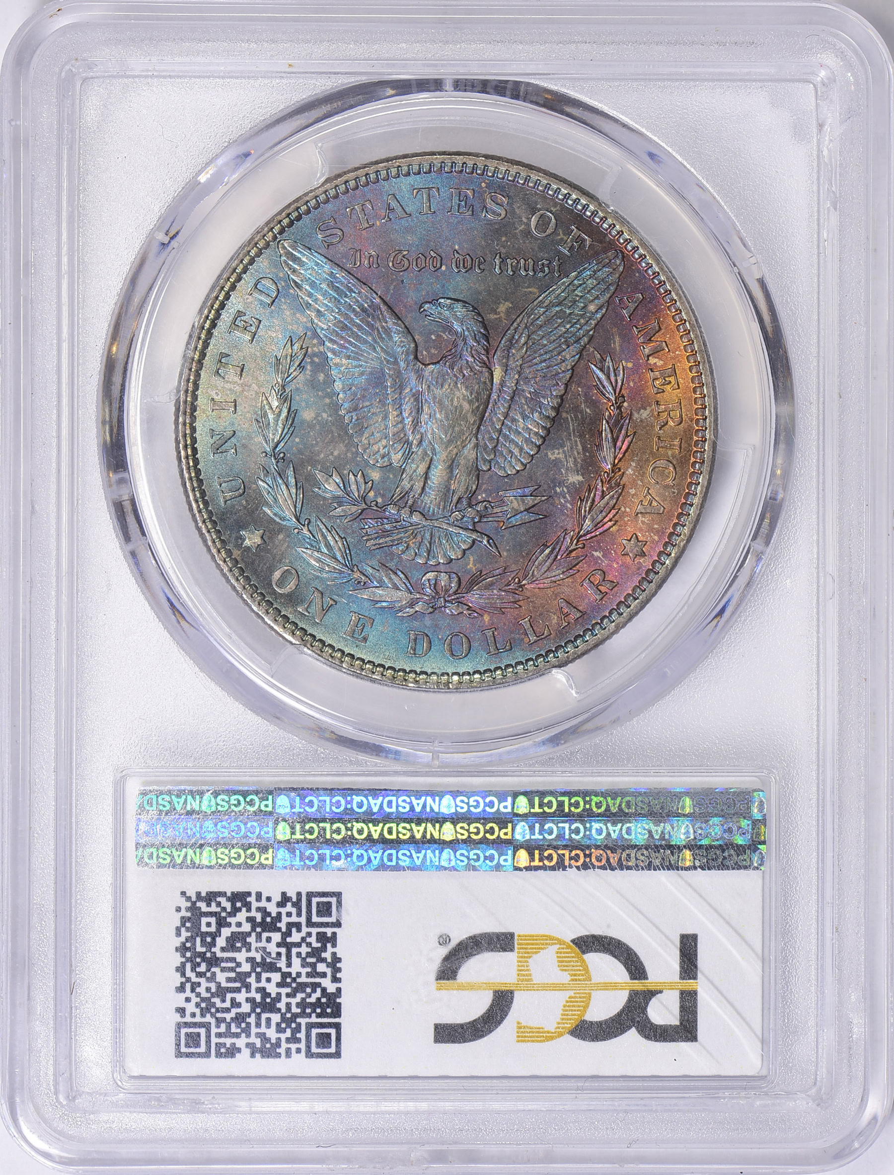 1886 Morgan Silver Dollar PCGS MS-66 (Toned) (Item 1703326) | GreatCollections Coin Auctions