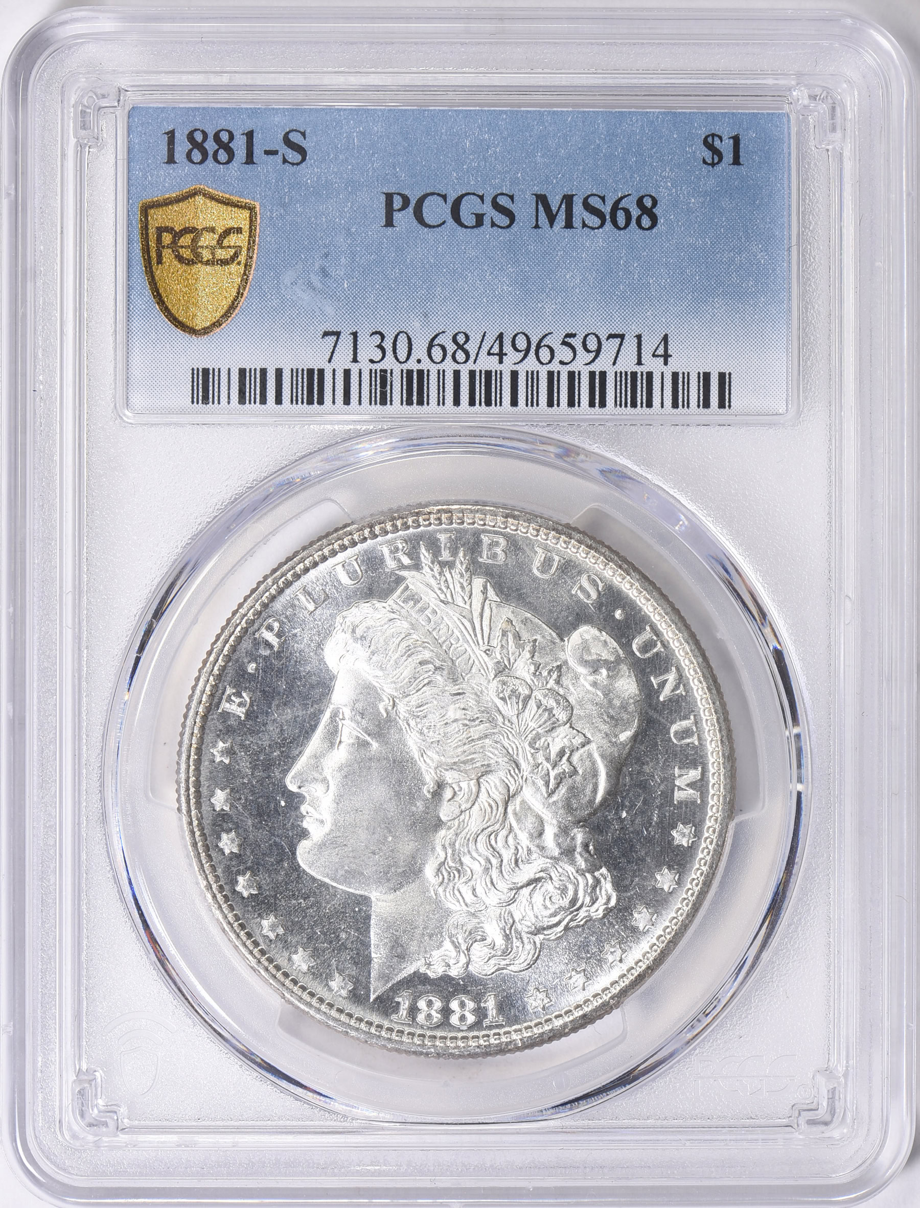 1881-S Morgan Silver Dollar PCGS MS-68 (Item 1703336 ...
