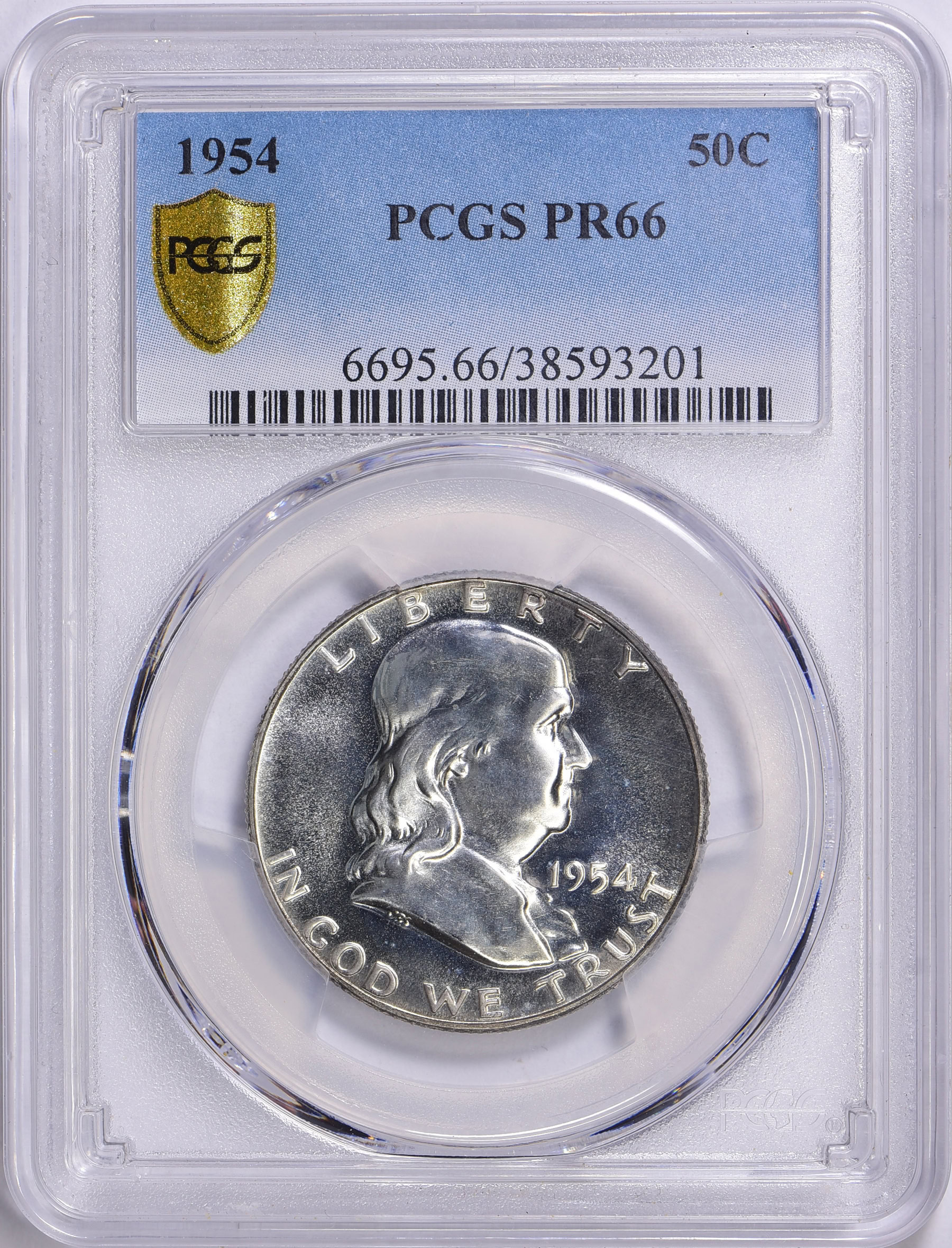 1954 Franklin Half Dollar PCGS Proof-66 (Toned) (Item 1703569 ...