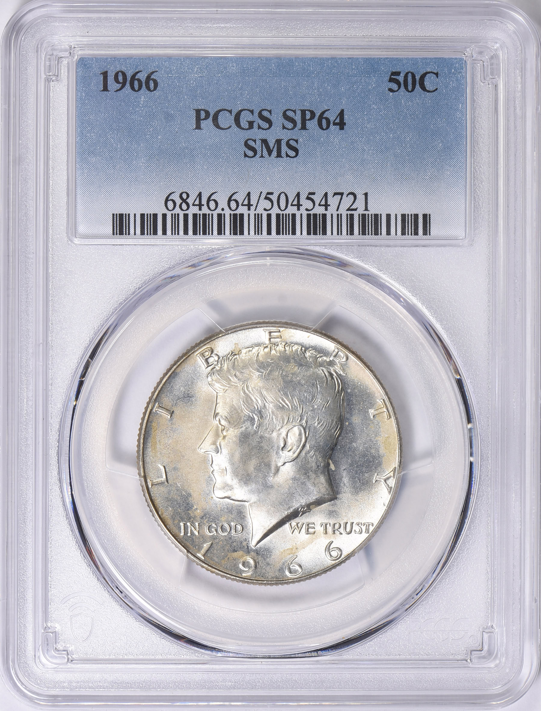 1966 Kennedy Half Dollar SMS PCGS SP-64 (Item 1703724) | GreatCollections Coin Auctions