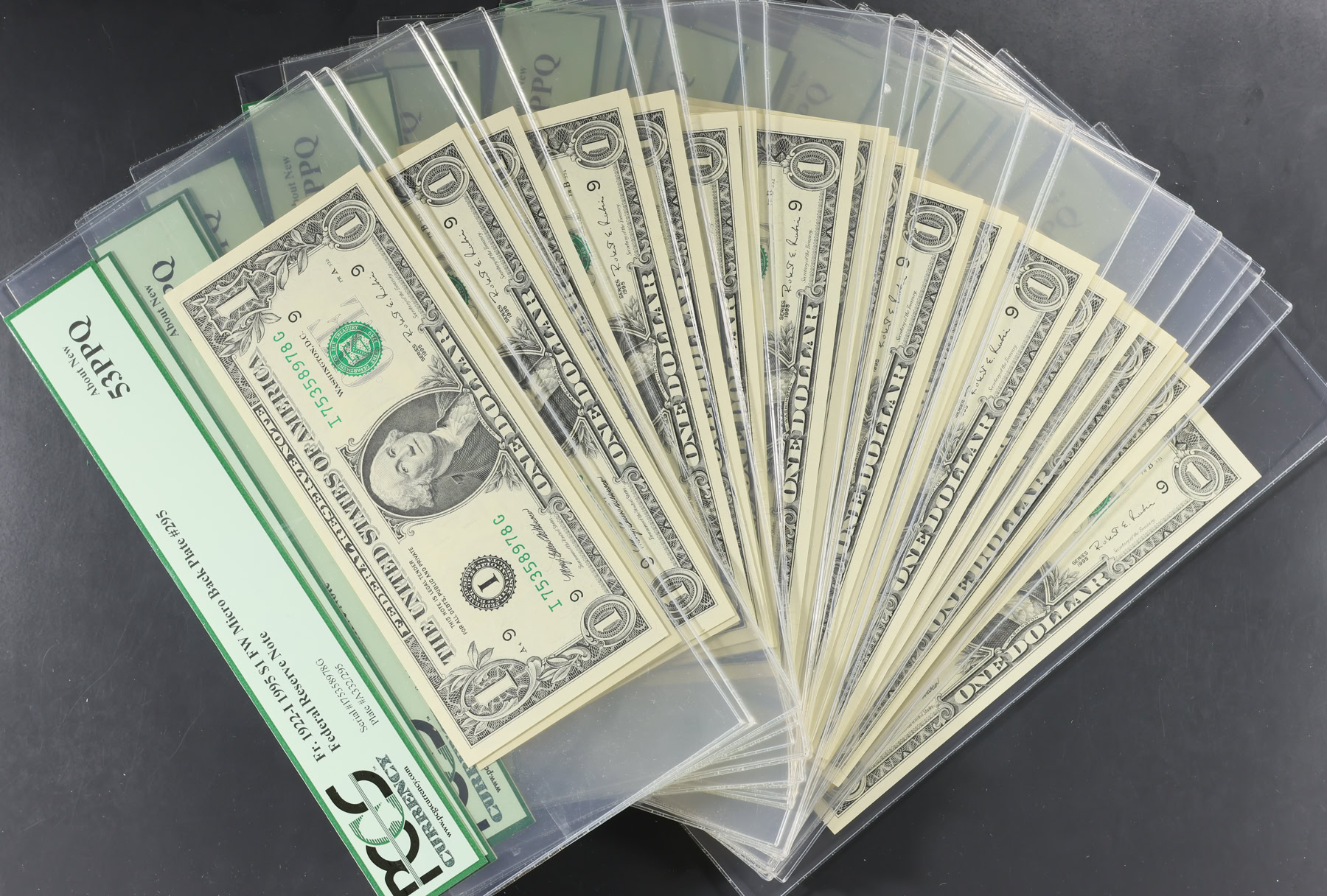 Fr. 1922-Ibpe (IG Block) 1995 $1 Minneapolis Federal Reserve Notes ...