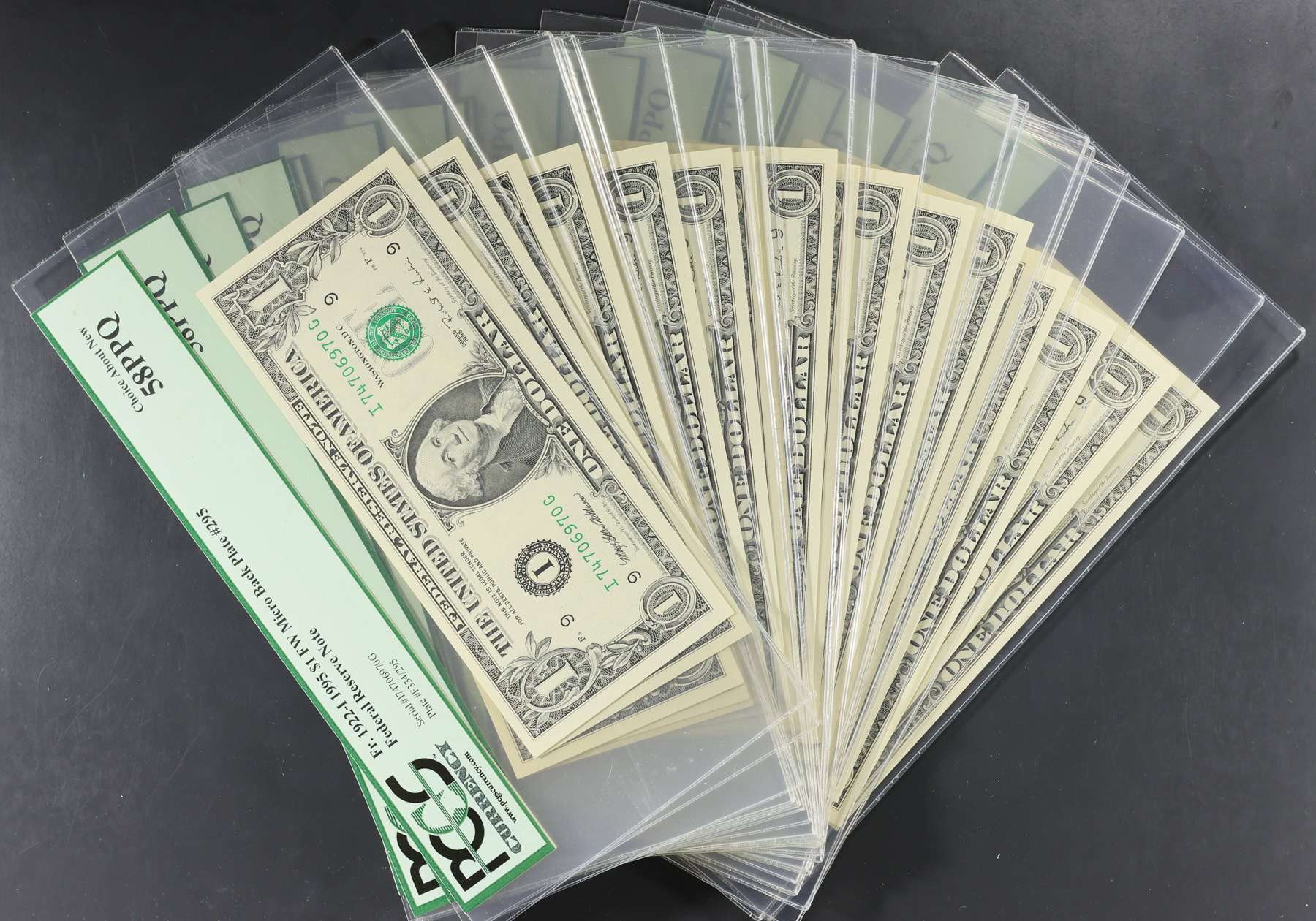 Fr. 1922-Ibpe (IG Block) 1995 $1 Minneapolis Federal Reserve Notes ...