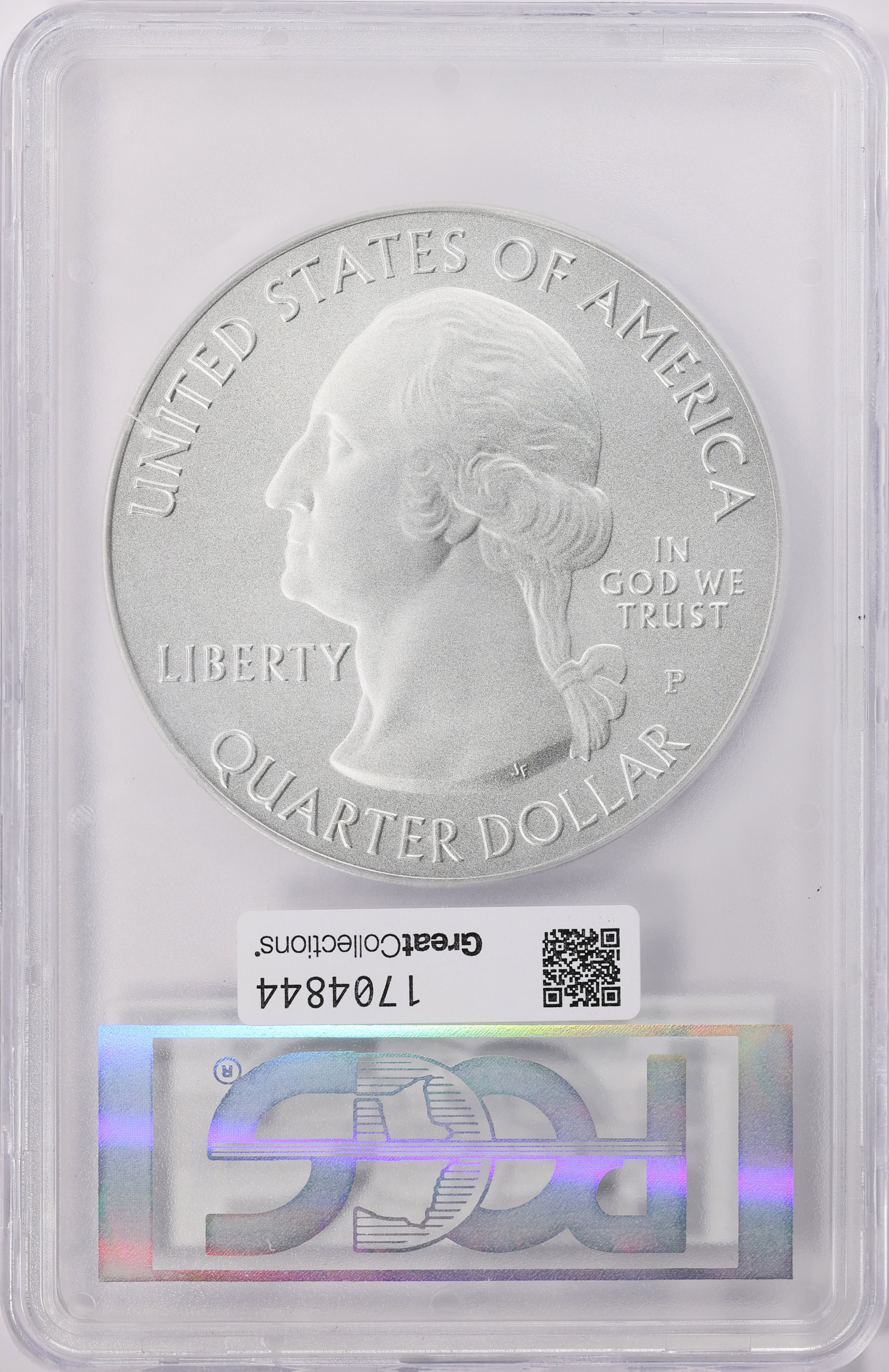 2017-P America the Beautiful 5 oz. Silver Quarter Effigy Mounds NP ...