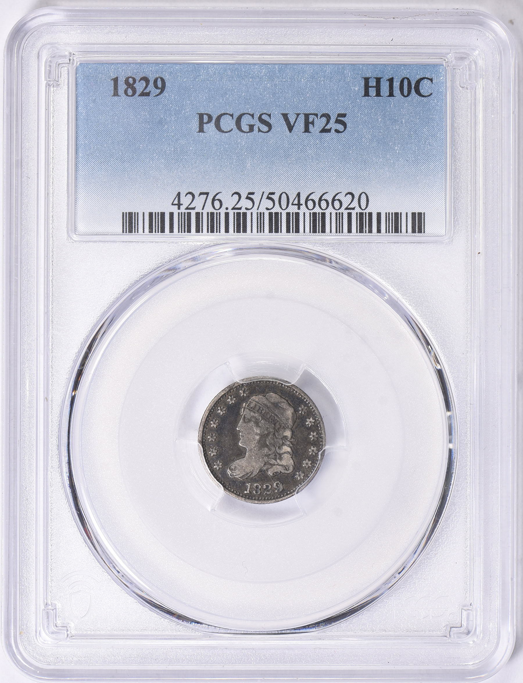 1829 Capped Bust Half Dime PCGS VF-25 (Item 1705162) | GreatCollections ...