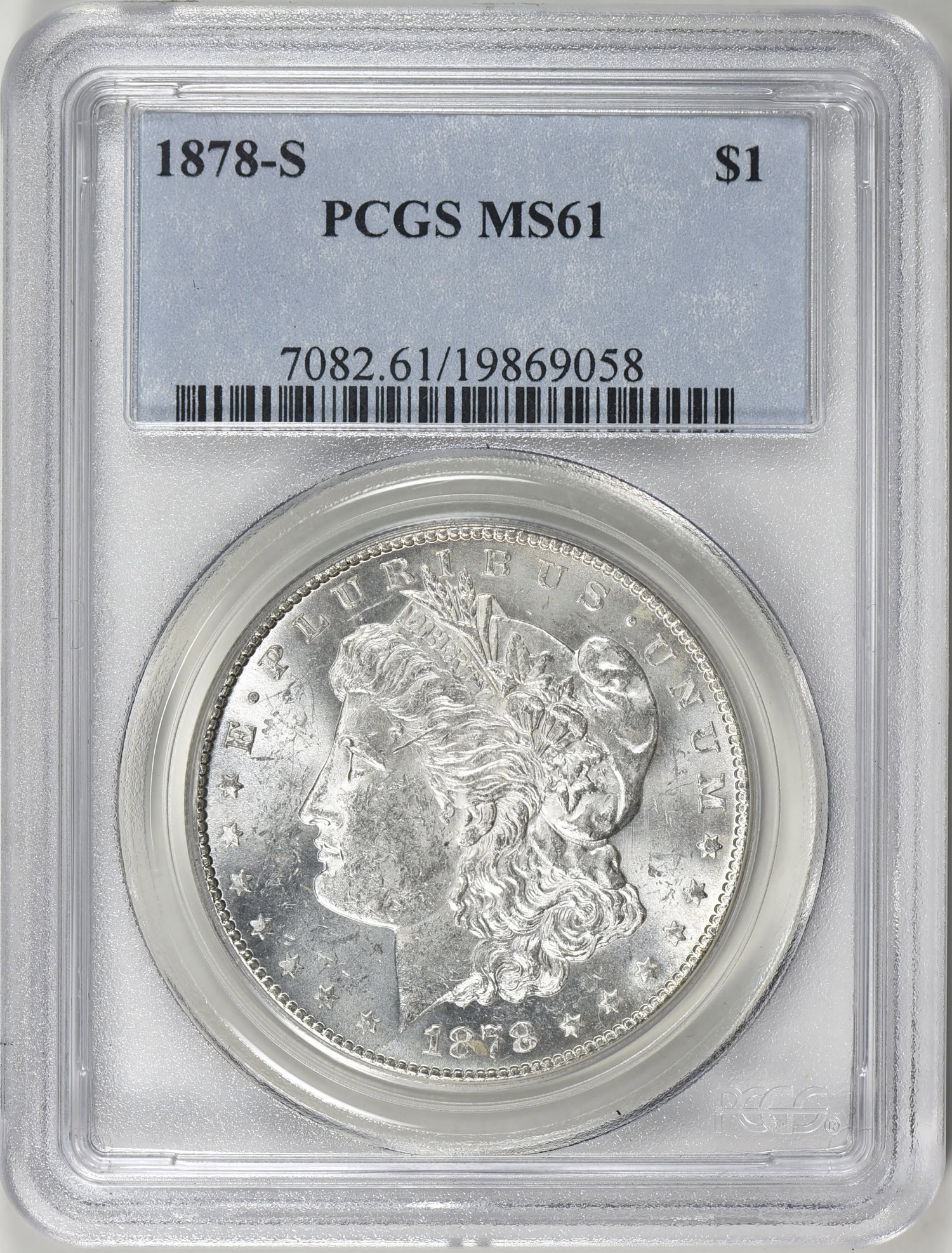 1878-S Morgan Silver Dollar PCGS MS-61 (Item 1705187 ...