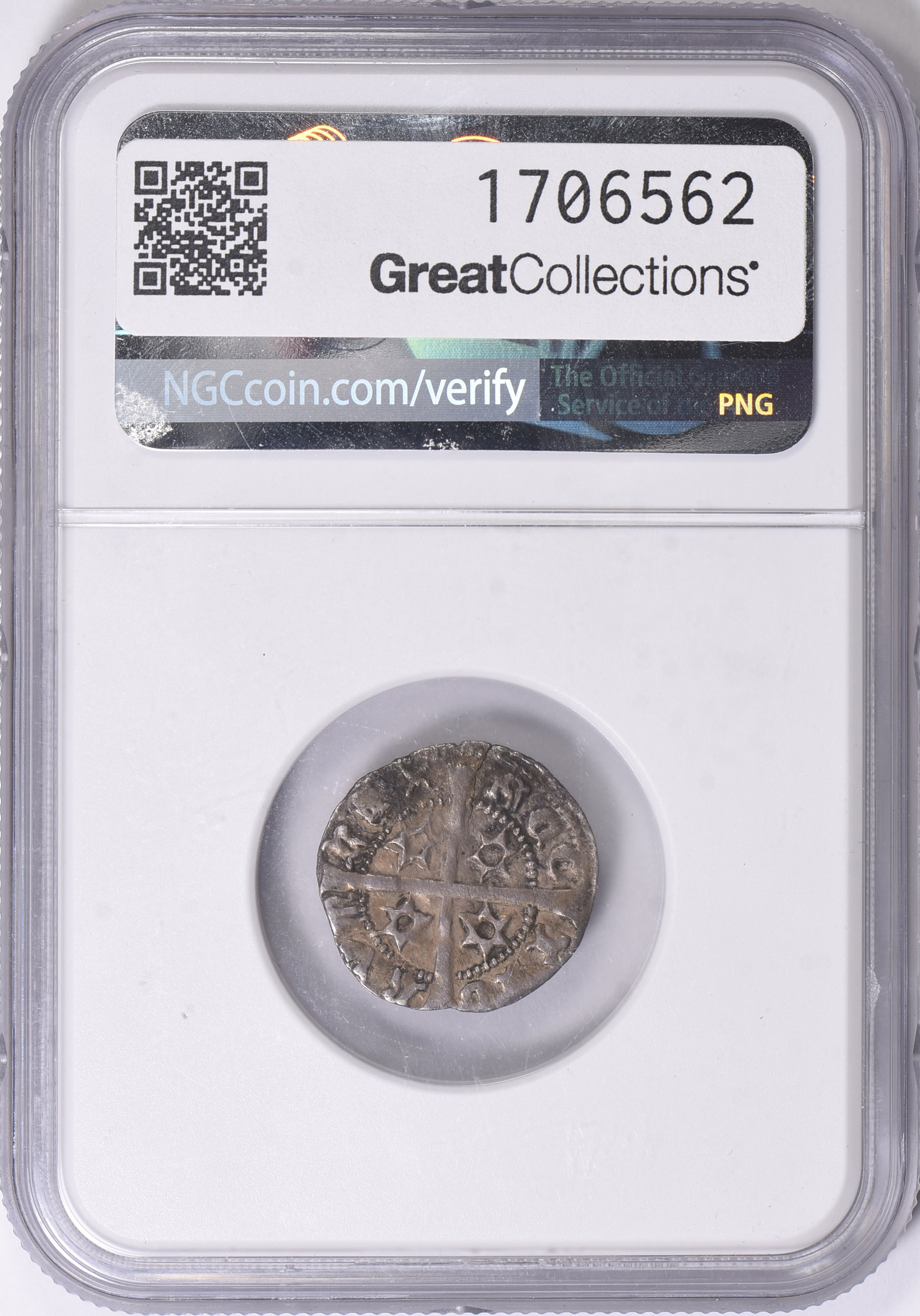 Scotland ND (1333-57) Silver Penny of David II NGC Clipped (0.85gms ...