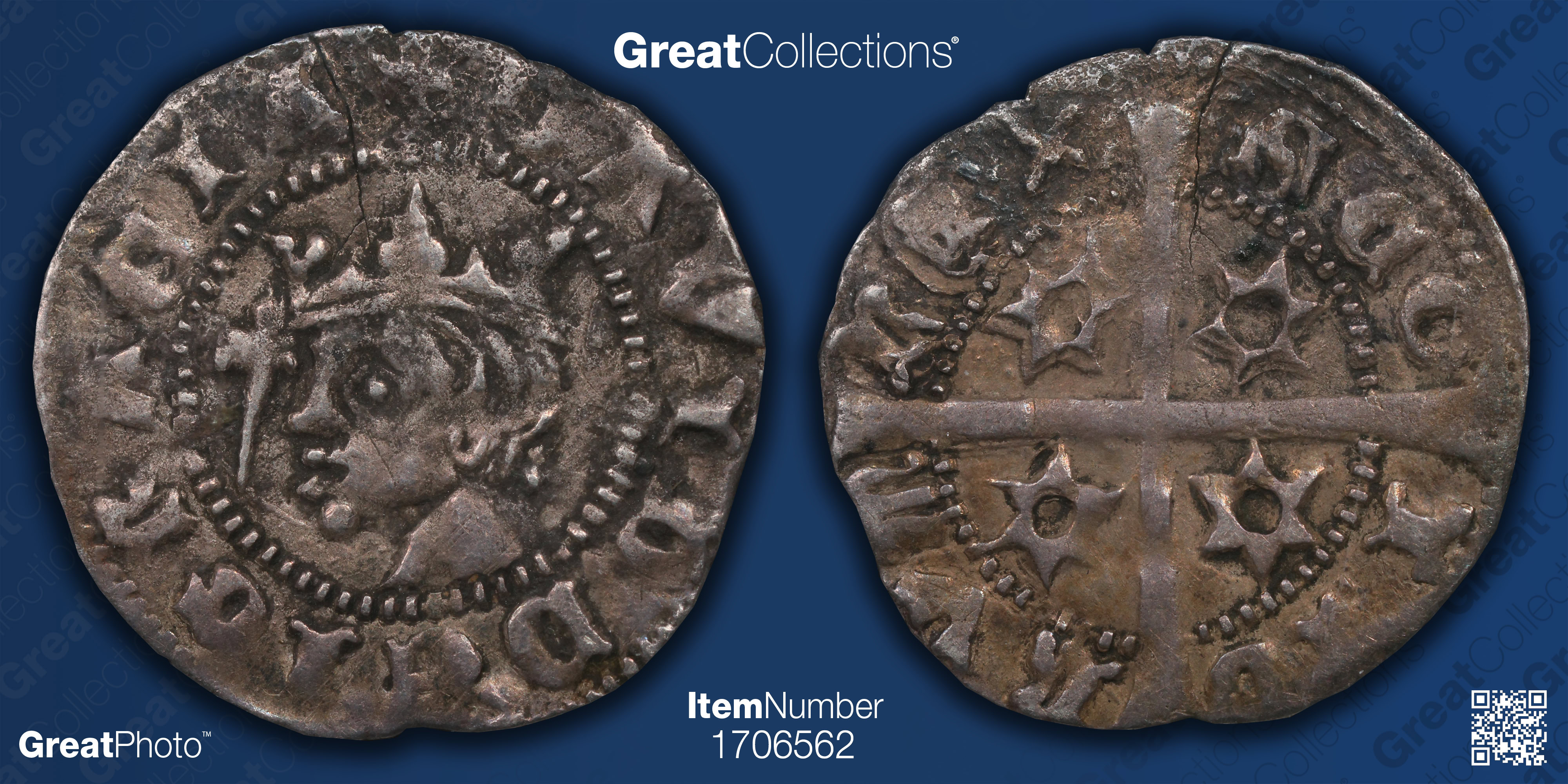 Scotland ND (1333-57) Silver Penny of David II NGC Clipped (0.85gms ...