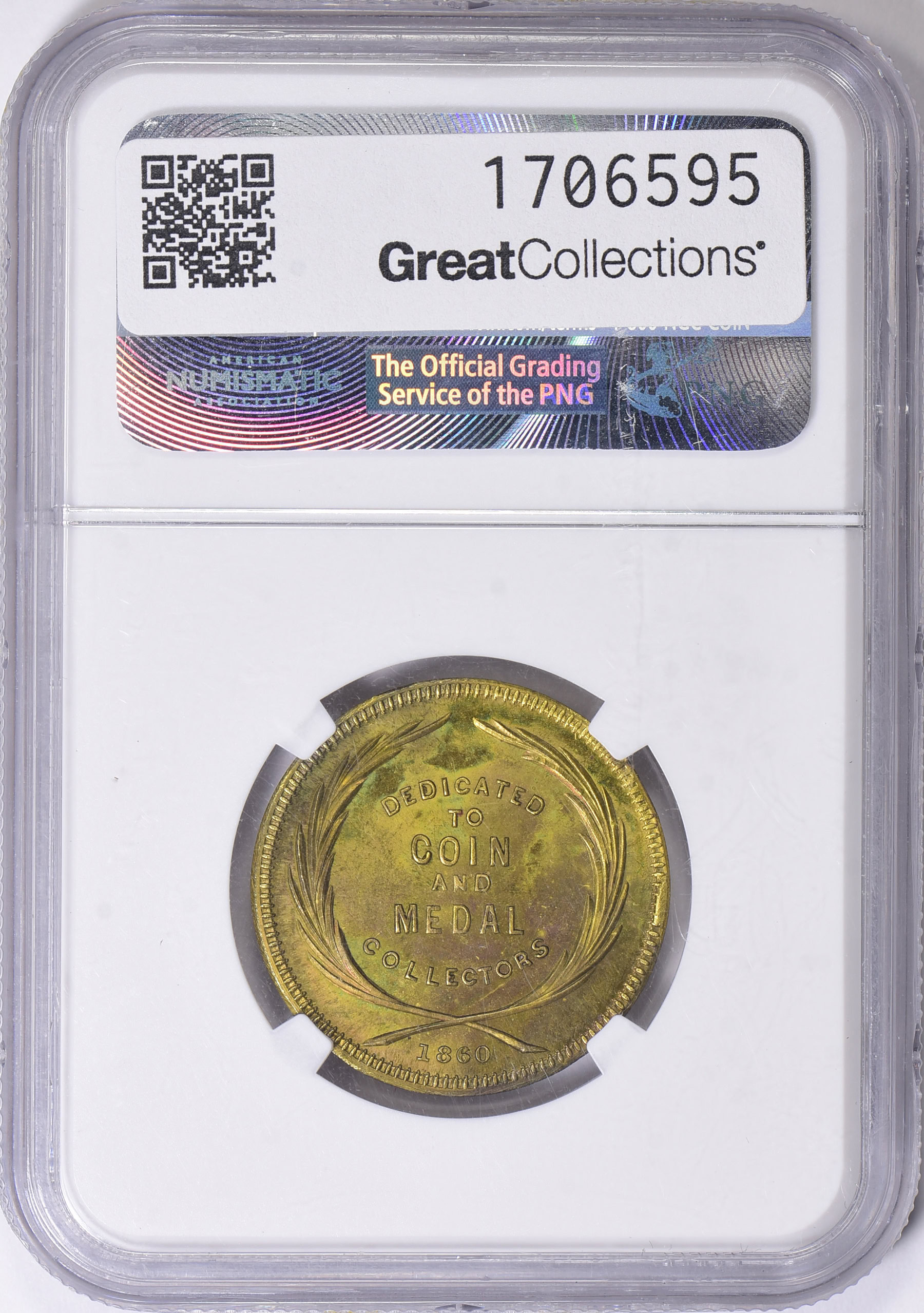 1860 New York City, New York Brass George H. Lovett Token Miller NY ...