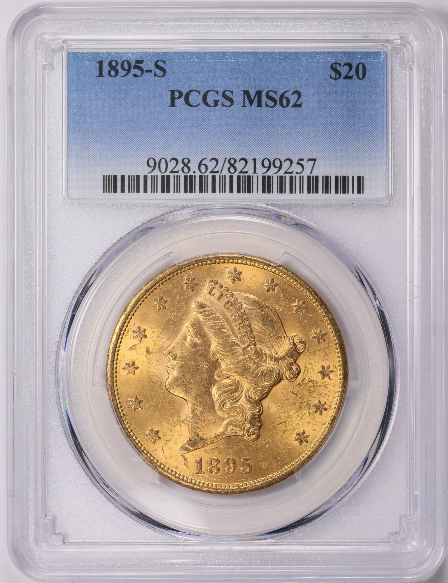 1895-S Liberty Gold Double Eagle PCGS MS-62 (Item 1707107 ...