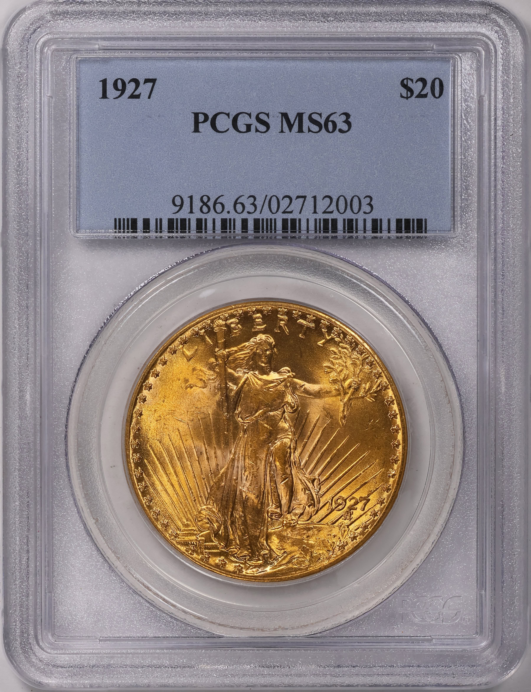 1927 Saint-Gaudens Gold Double Eagle PCGS MS-63 (Item 1707142 ...