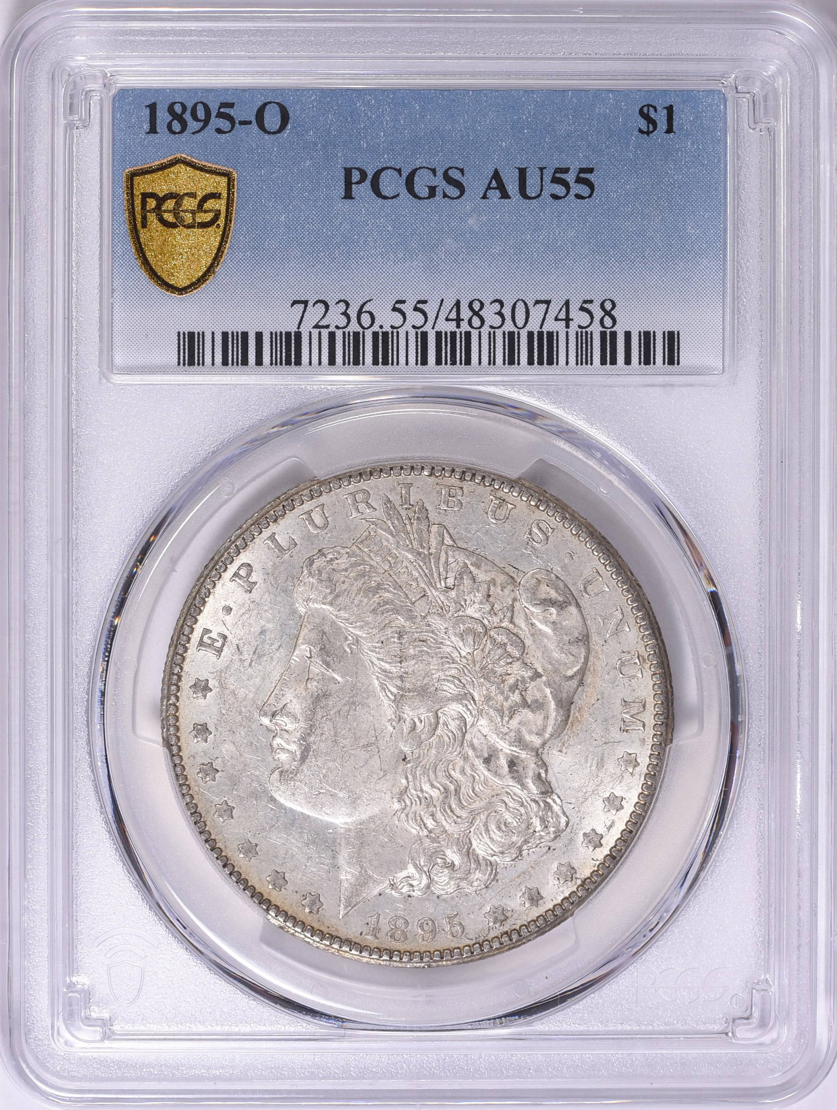 1895-O Morgan Silver Dollar PCGS AU-55 (Item 1707177) | GreatCollections Coin Auctions