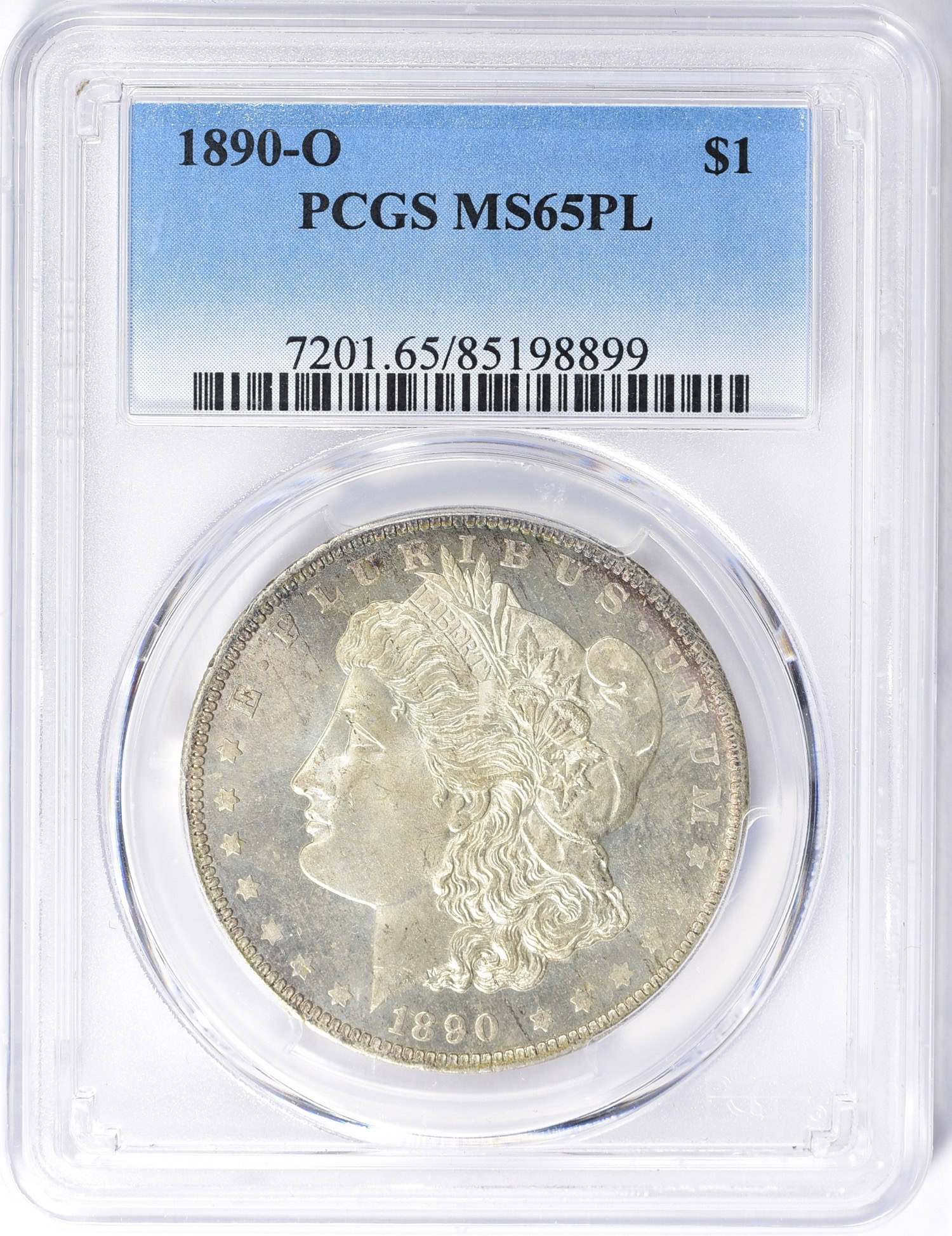 1890-O Morgan Silver Dollar PCGS MS-65 PL (Item 1707251) | GreatCollections Coin Auctions