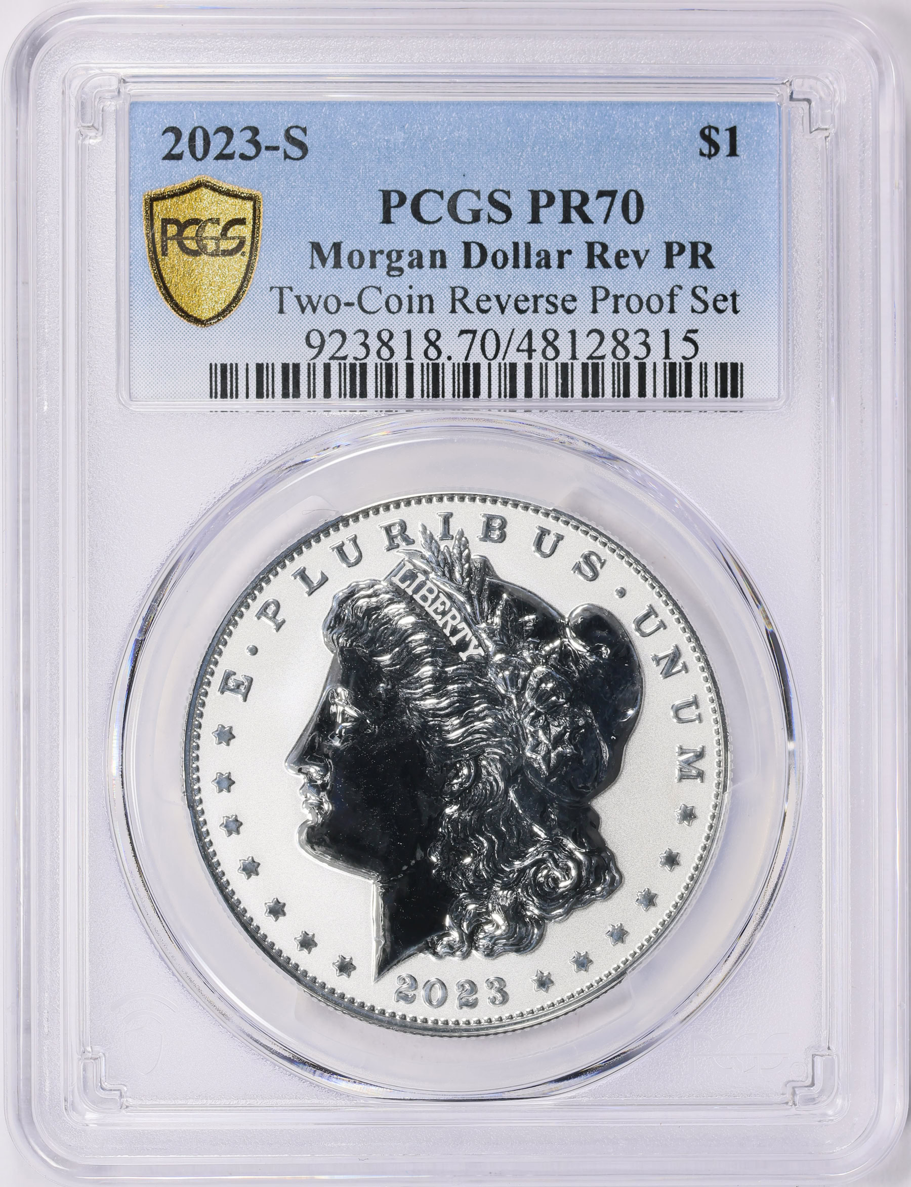 2023-S Morgan Silver Dollar Reverse Proof PCGS Proof-70 | PCGS Cert ...