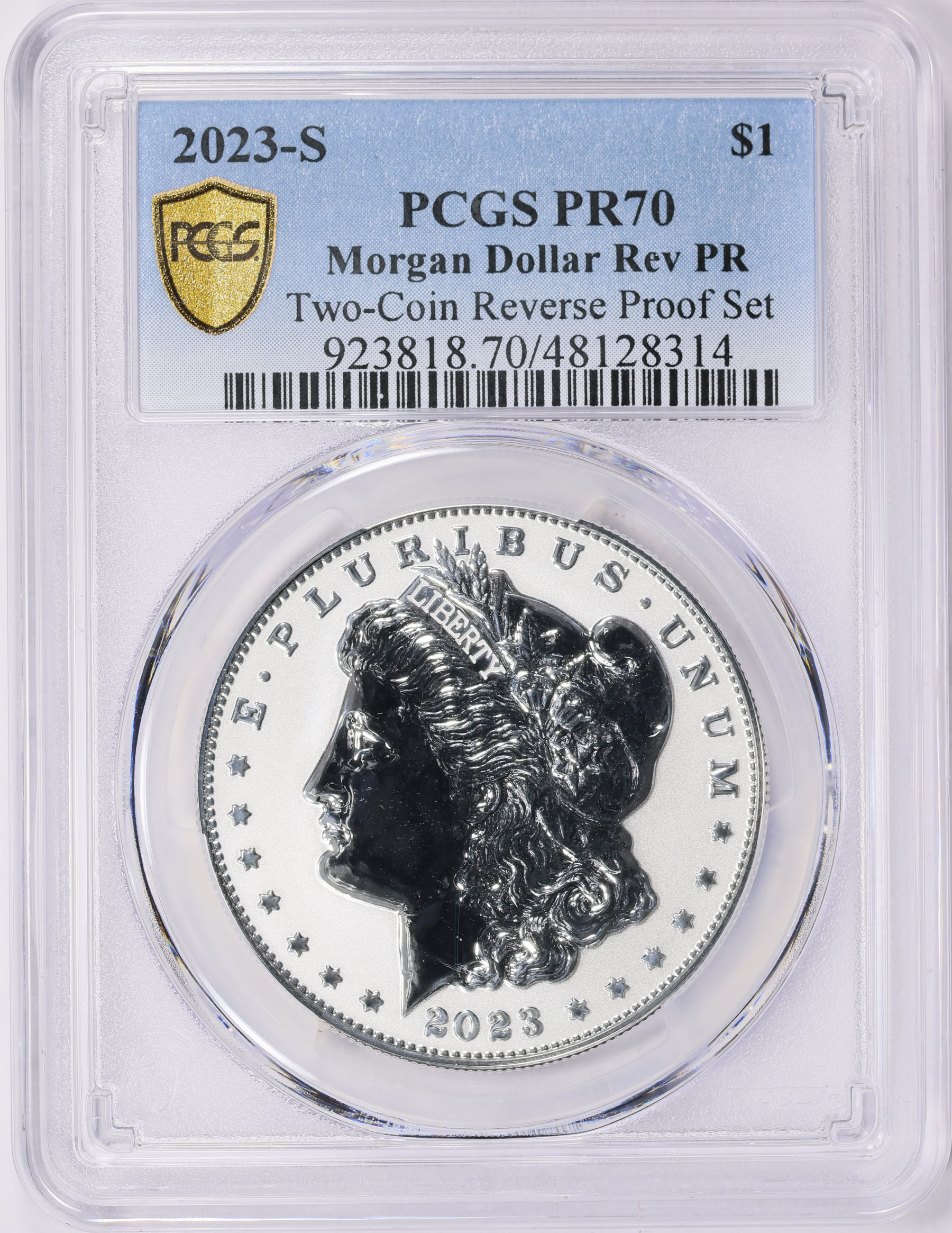 2023-S Morgan Silver Dollar Reverse Proof PCGS Proof-70 | PCGS Cert ...