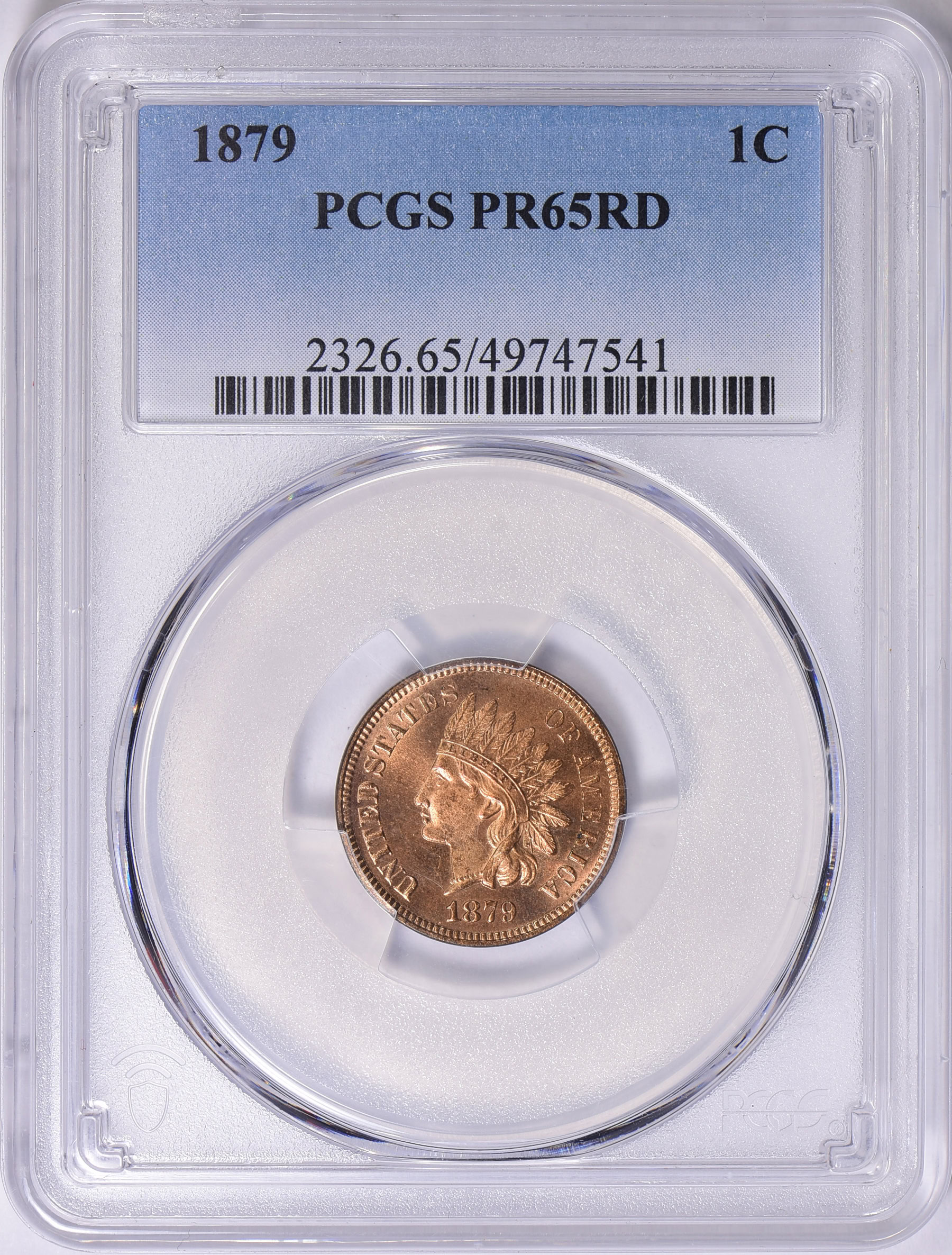 1879 Indian Cent PCGS Proof-65 RD (Item 1710198) | GreatCollections Coin Auctions