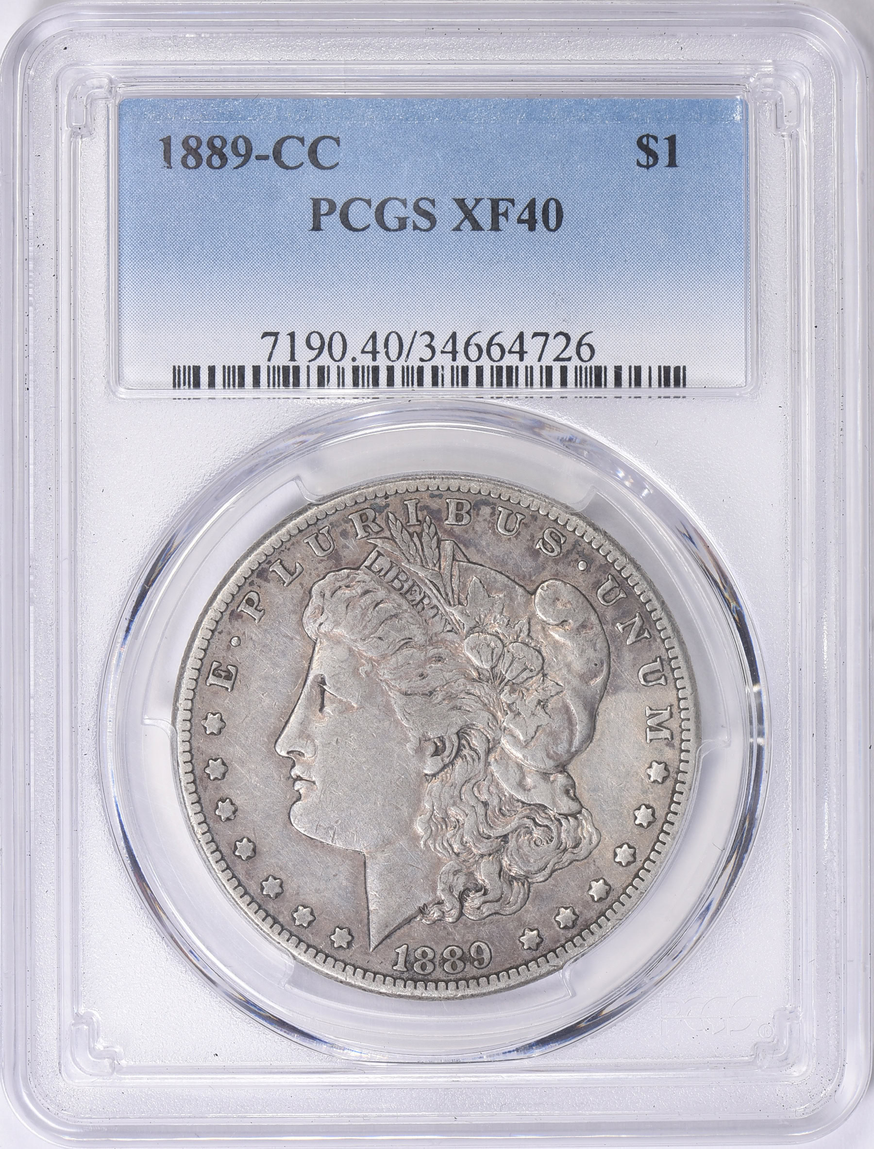 1889-CC Morgan Silver Dollar PCGS XF-40 (Item 1710651 ...