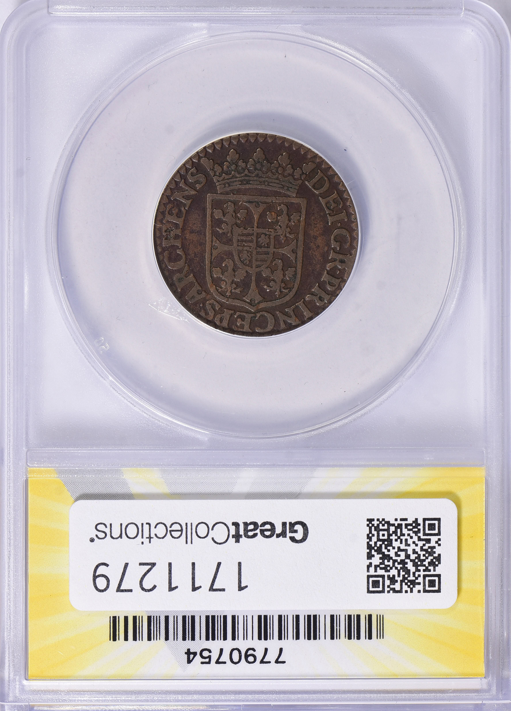 France - French States, Nevers & Rethel 1614 2 Liard of Charles I of ...