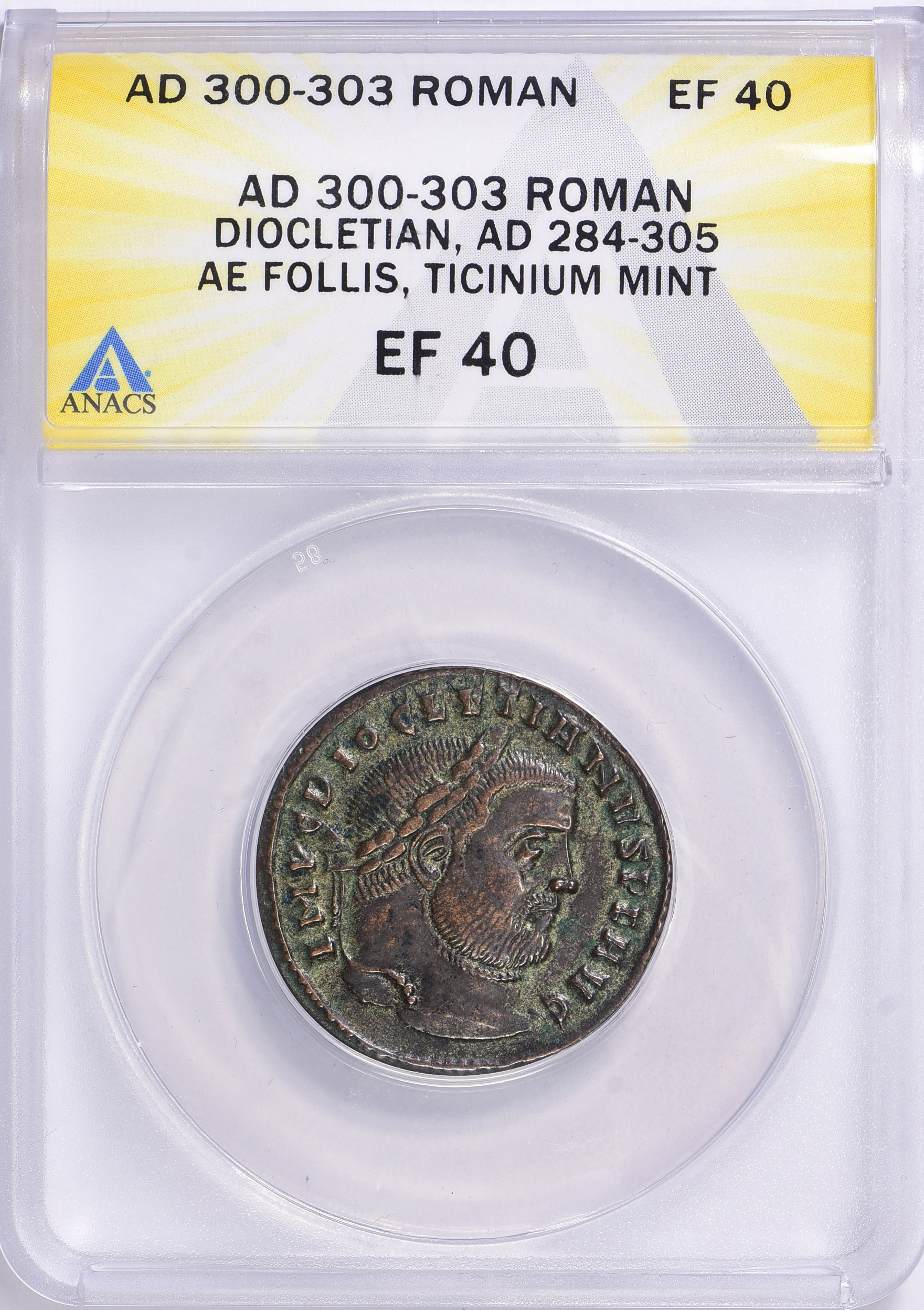 Ancient Roman Empire, Diocletian (A.D. 284-305) c.A.D. 300-303 AE ...